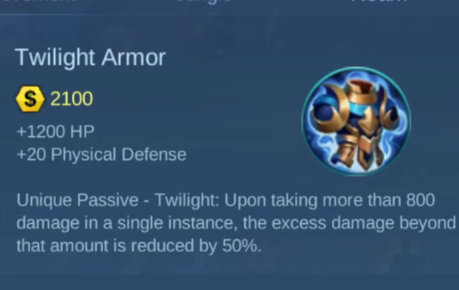 Update Twilight Armor Mobile Legends (ML), Immune Turret? – Esportsku