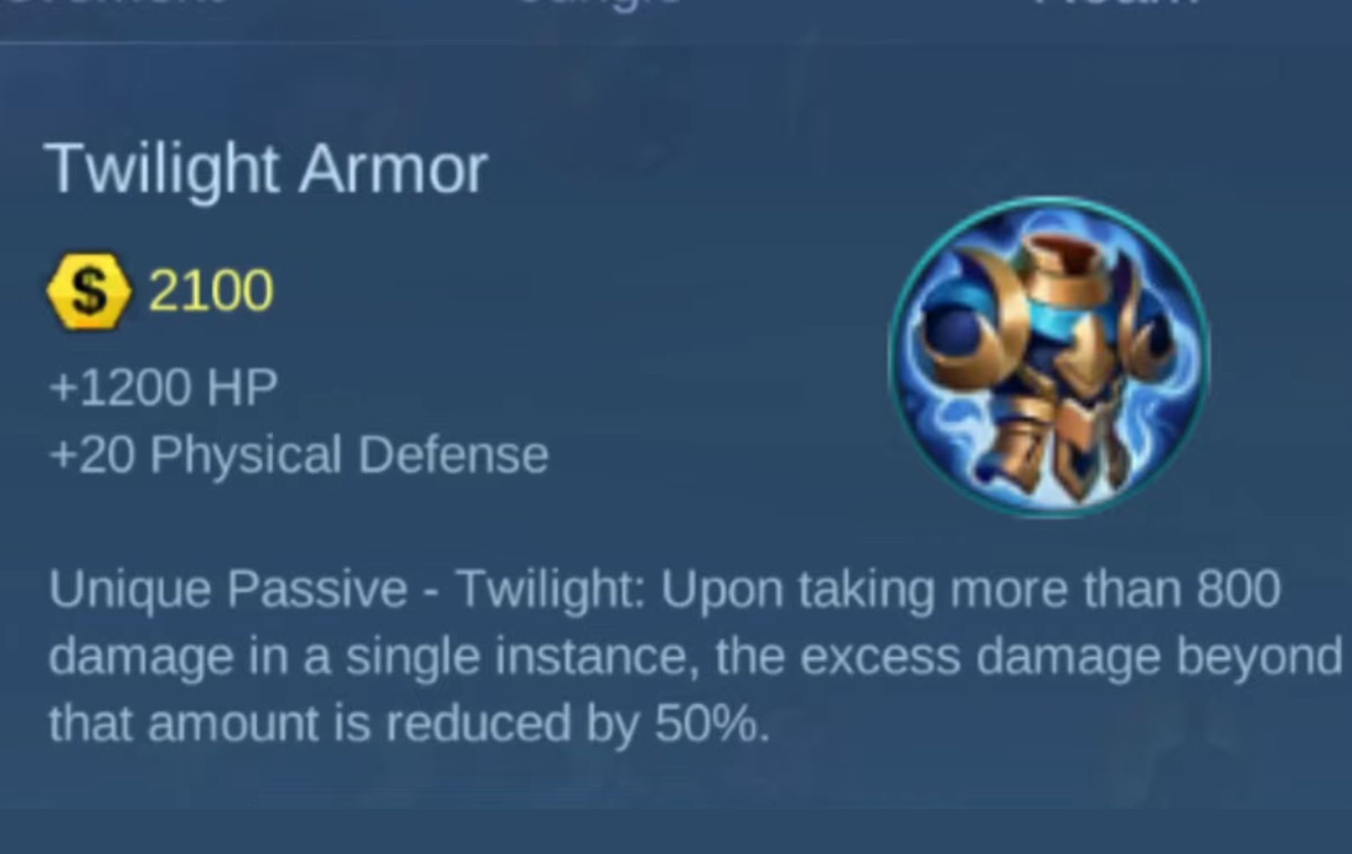 Update Twilight Armor Mobile Legends (ML), Immune Turret? – Esportsku