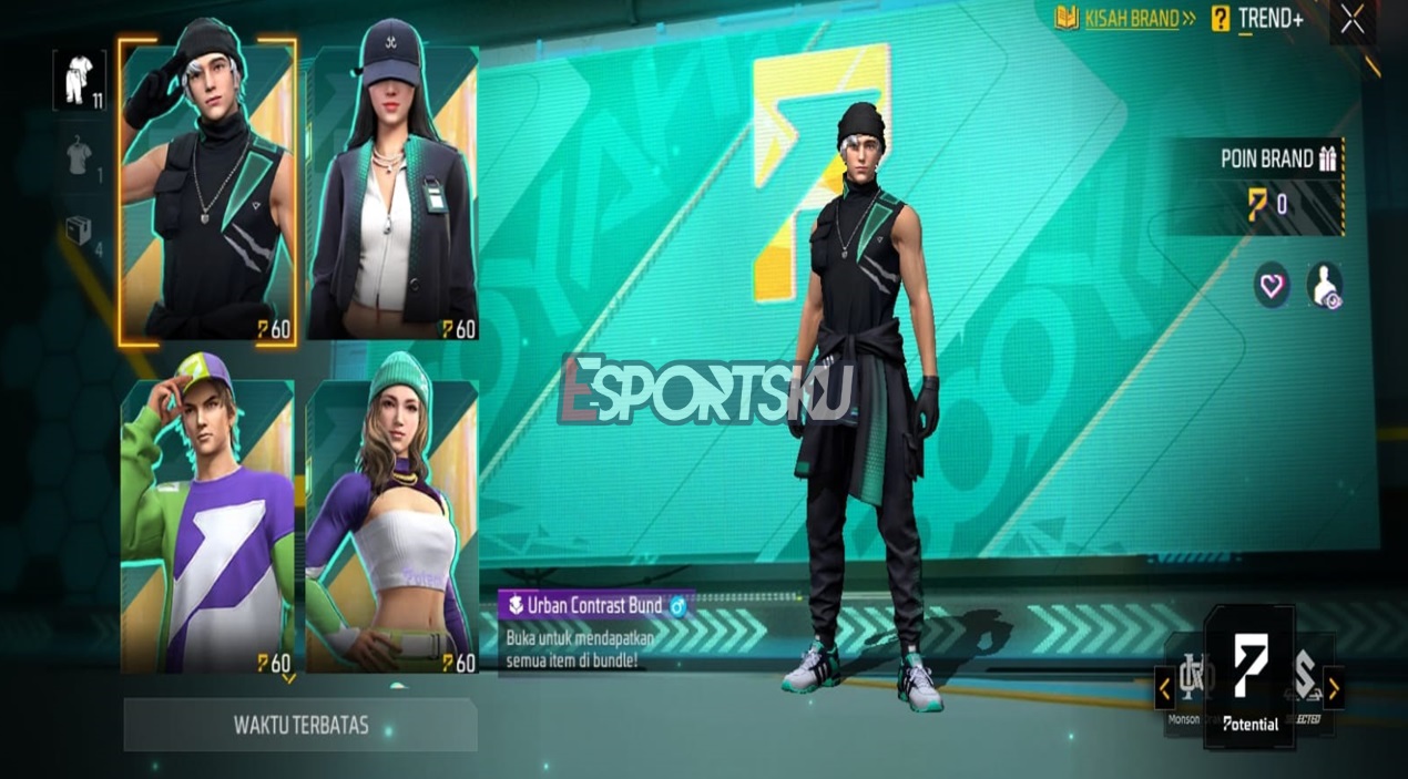 5 Cara Dapatkan Bundle Urban Contrast Free Fire (FF) – Esportsku