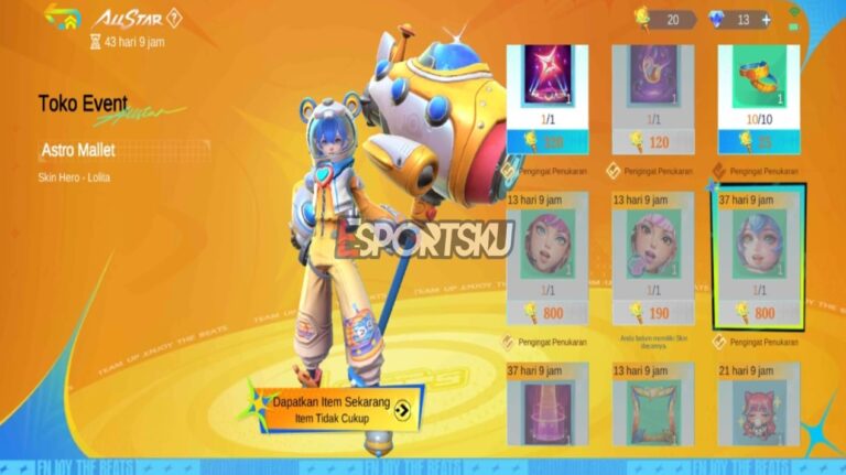 5 Cara Dapatkan Skin Lolita Astro Mallet Mobile Legends (ML) – Esportsku