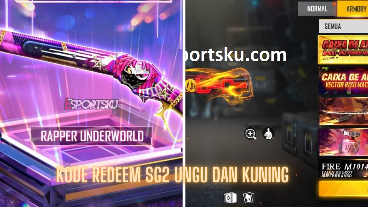 35 Kode Redeem FF SG2 Ungu dan Kuning, Kode SG Aktif Maret 2024 ...