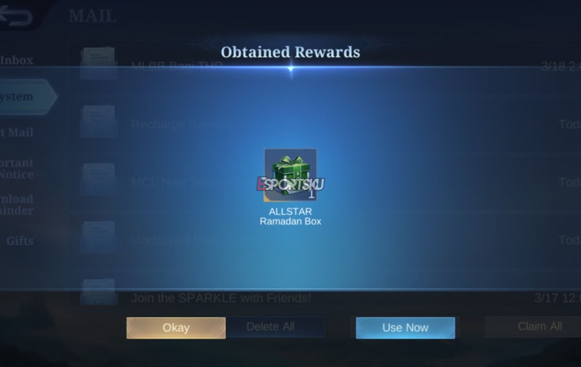 5 Cara Dapat ALLSTAR Ramadan Box Mobile Legends (ML) – Esportsku