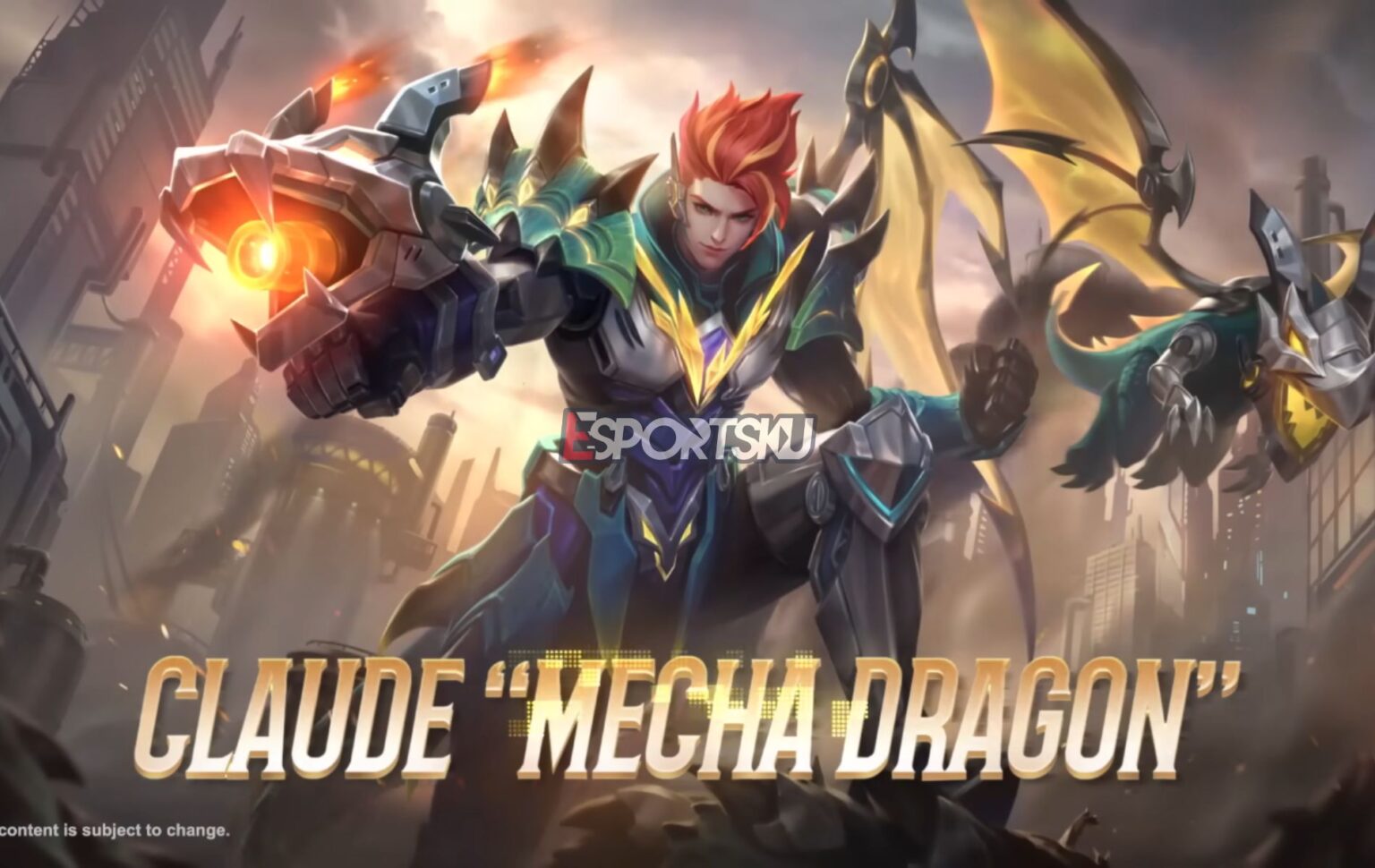 Skin Revamp Epic Claude Mecha Dragon Mobile Legends (ML), Cara Dapat ...