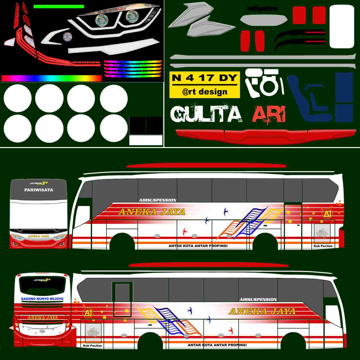 16+ Livery BUSSID Aneka Jaya Terbaru! – Esportsku