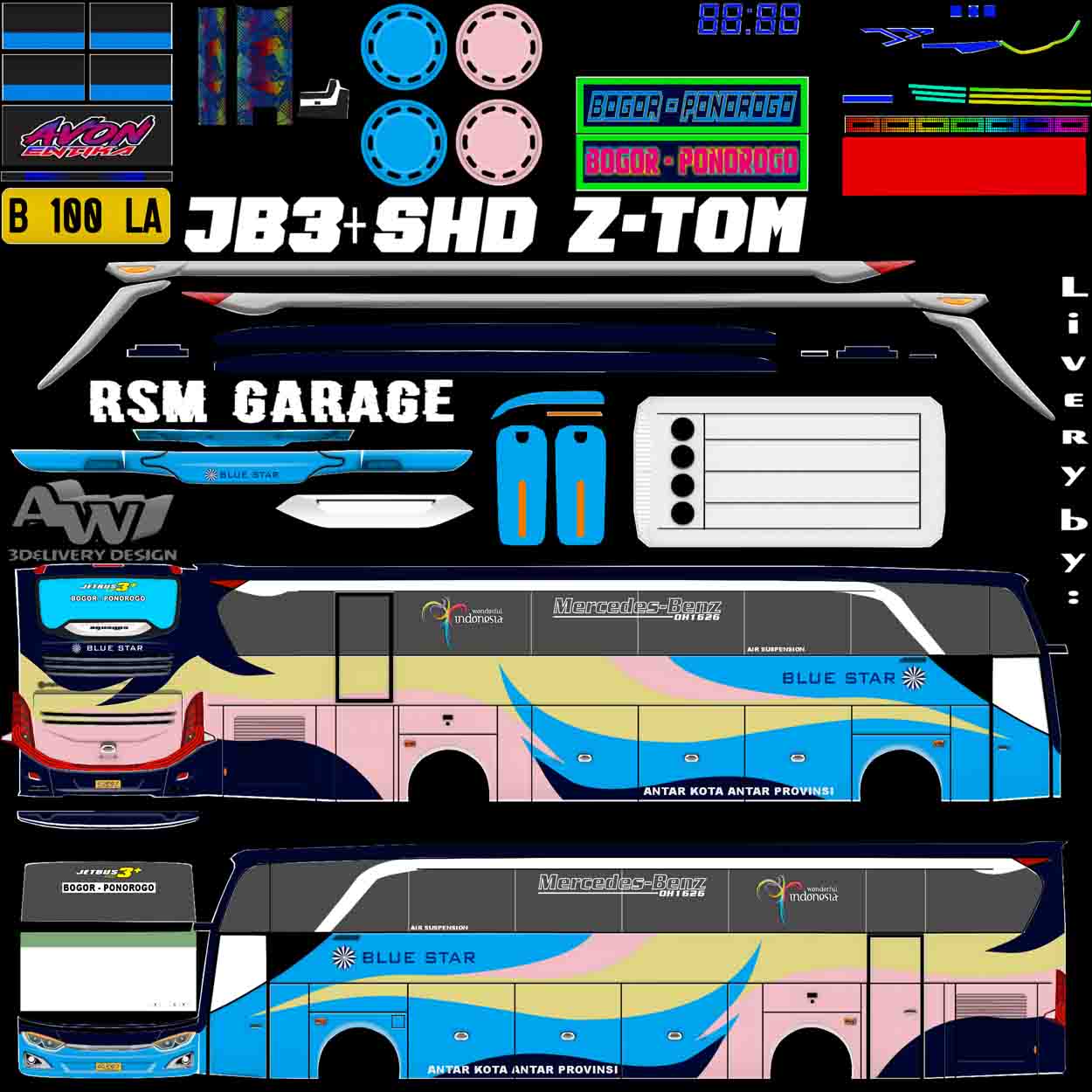 20+ Livery BUSSID Blue Star Jernih Terbaru, Cek Listnya! – Esportsku