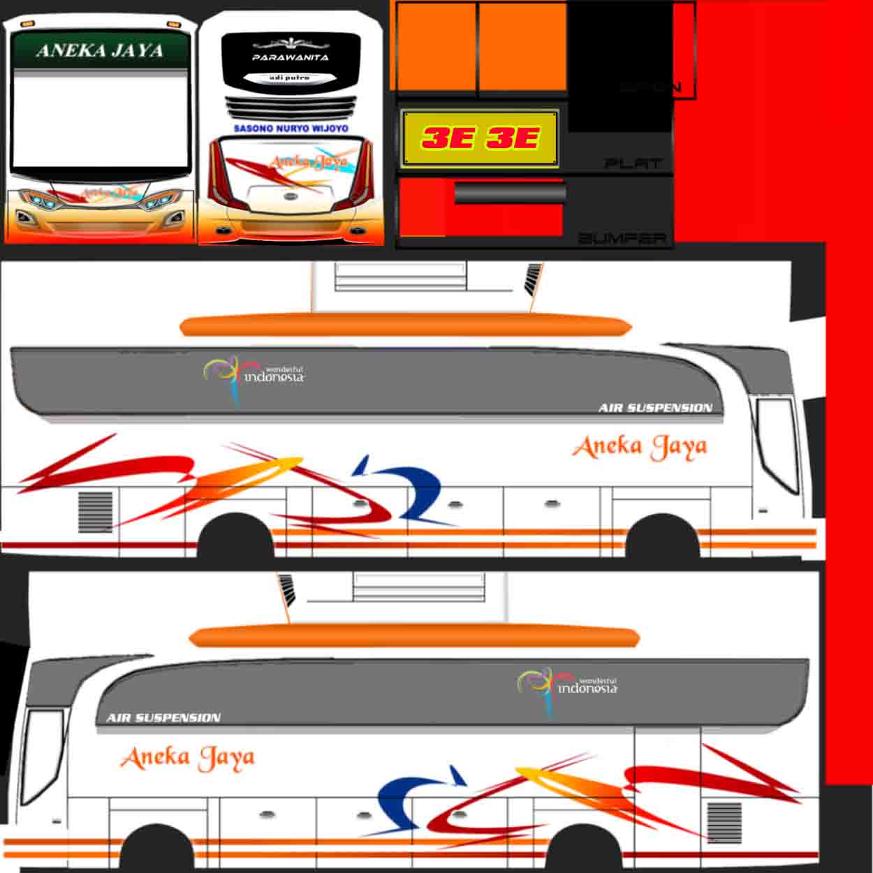 16+ Livery BUSSID Aneka Jaya Terbaru! – Esportsku