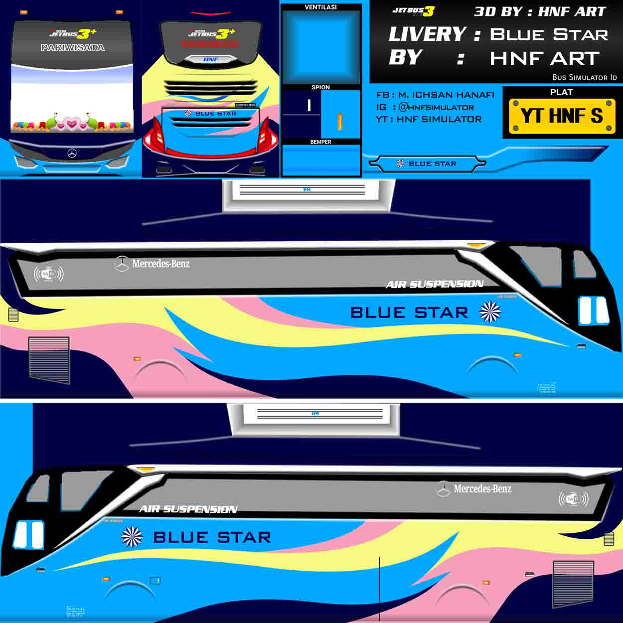 20+ Livery BUSSID Blue Star Jernih Terbaru, Cek Listnya! – Esportsku
