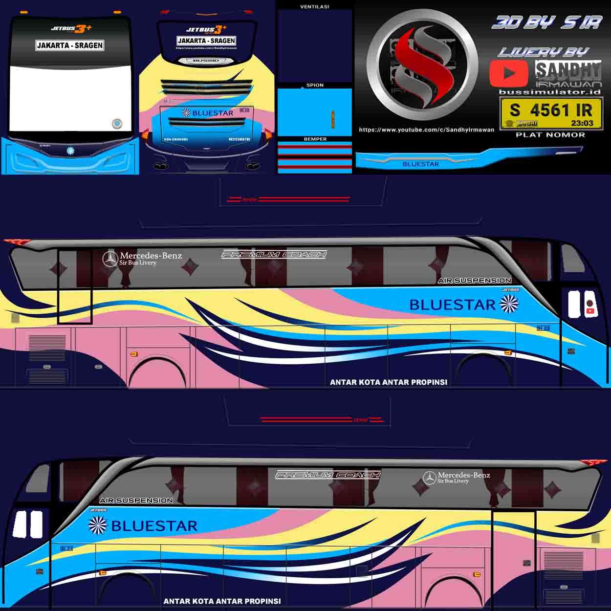 20+ Livery BUSSID Blue Star Jernih Terbaru, Cek Listnya! – Esportsku