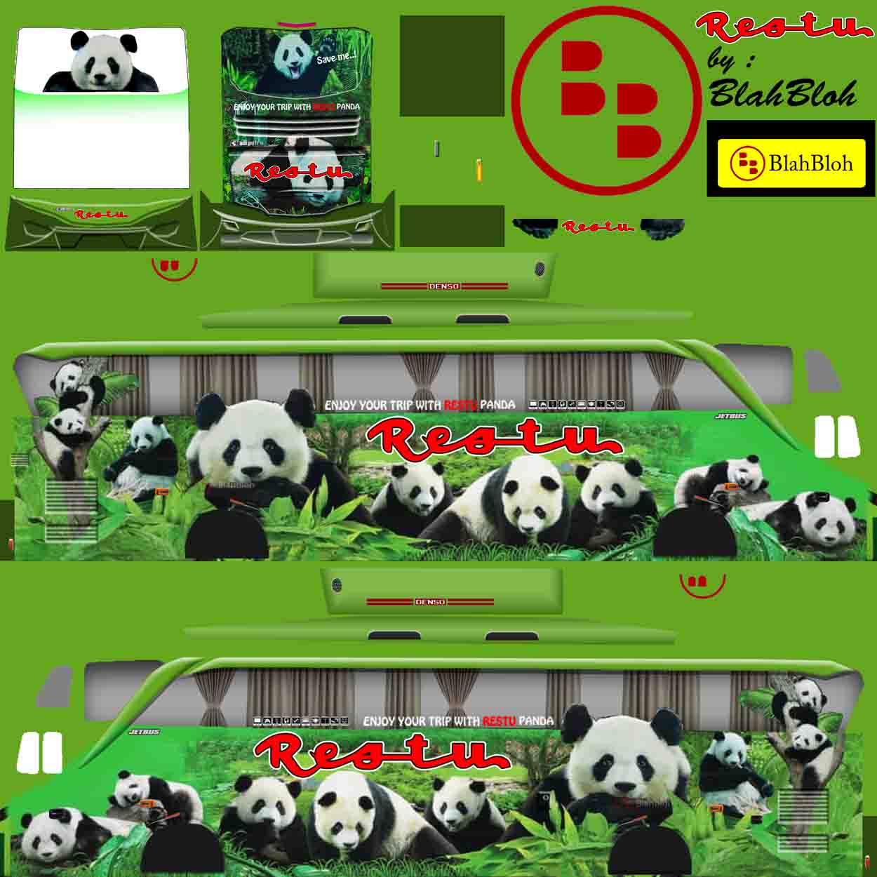 16+ Livery BUSSID Restu Panda Lengkap, Cek Listnya! – Esportsku