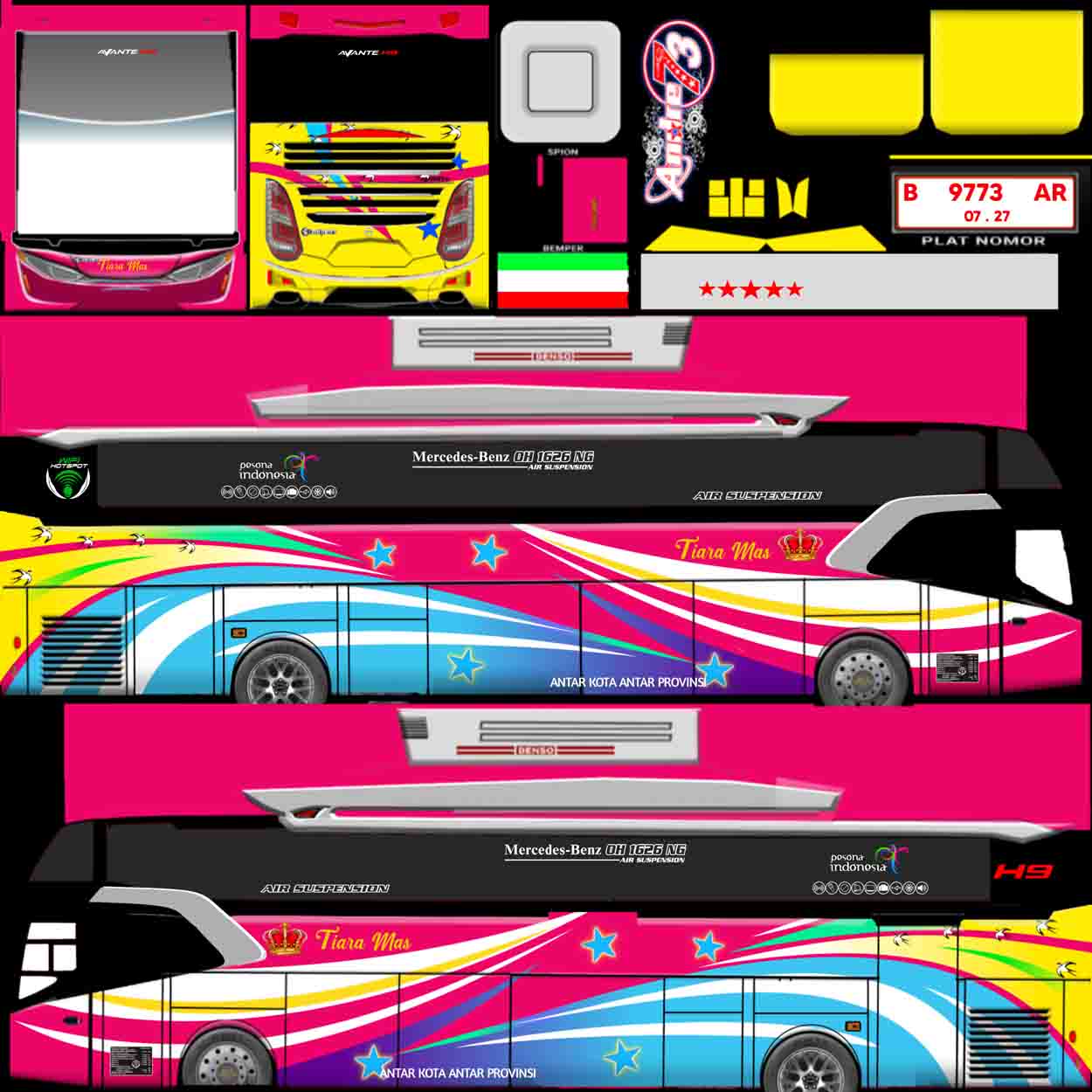 13+ Livery BUSSID Tiara Mas Terbaru, Cek Disini! – Esportsku