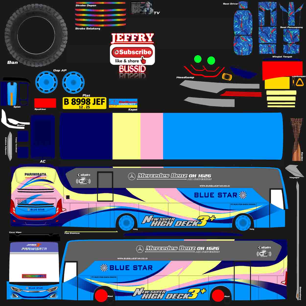 20+ Livery BUSSID Blue Star Jernih Terbaru, Cek Listnya! – Esportsku