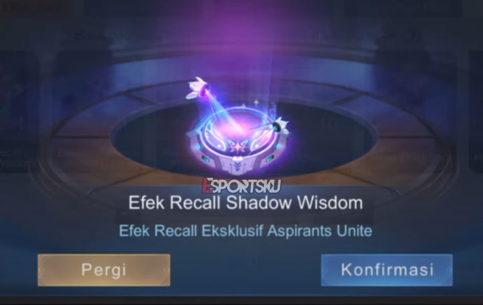 Berapa Diamond Efek Recall Shadow Wisdom Mobile Legends (ML) – Esportsku