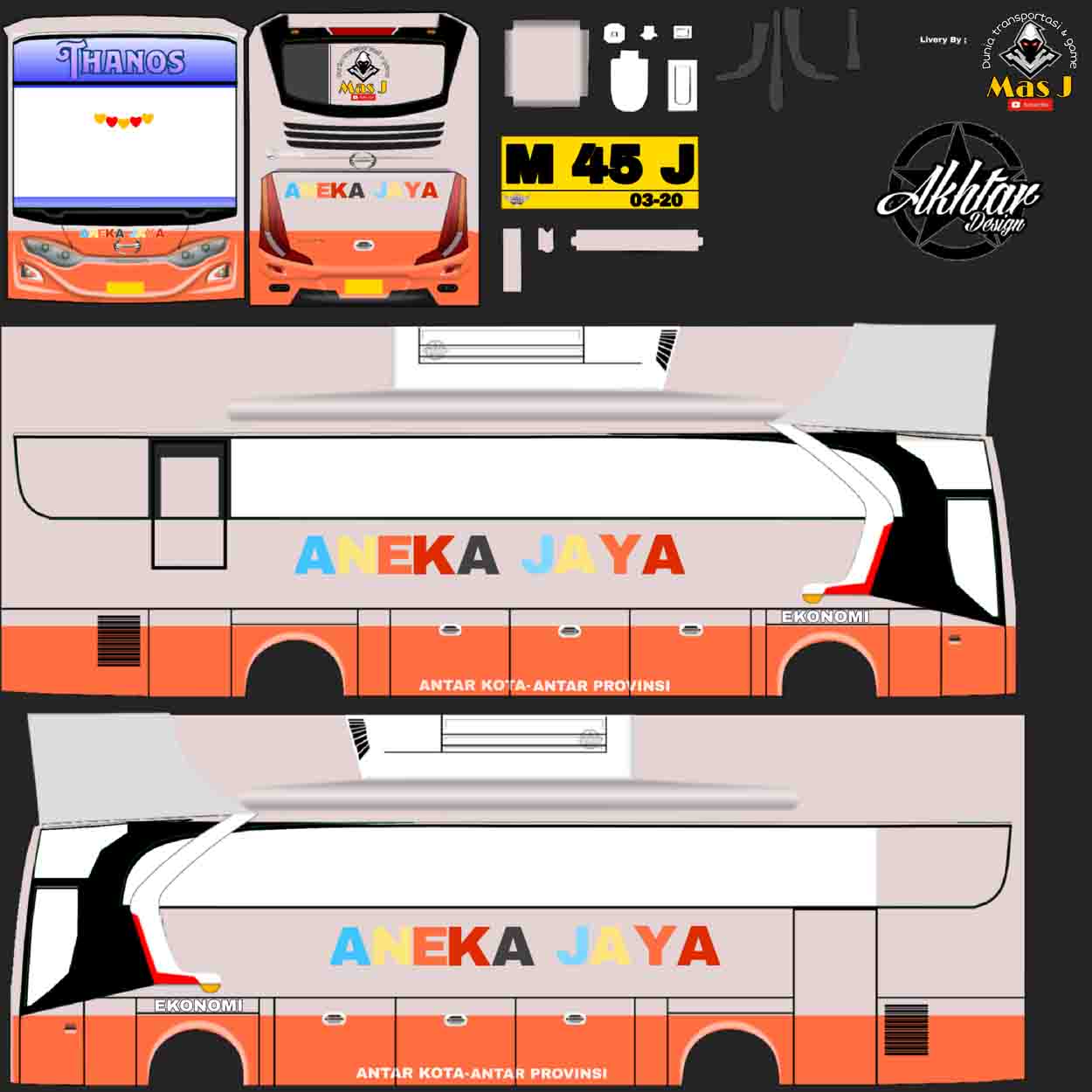 16+ Livery BUSSID Aneka Jaya Terbaru! – Esportsku