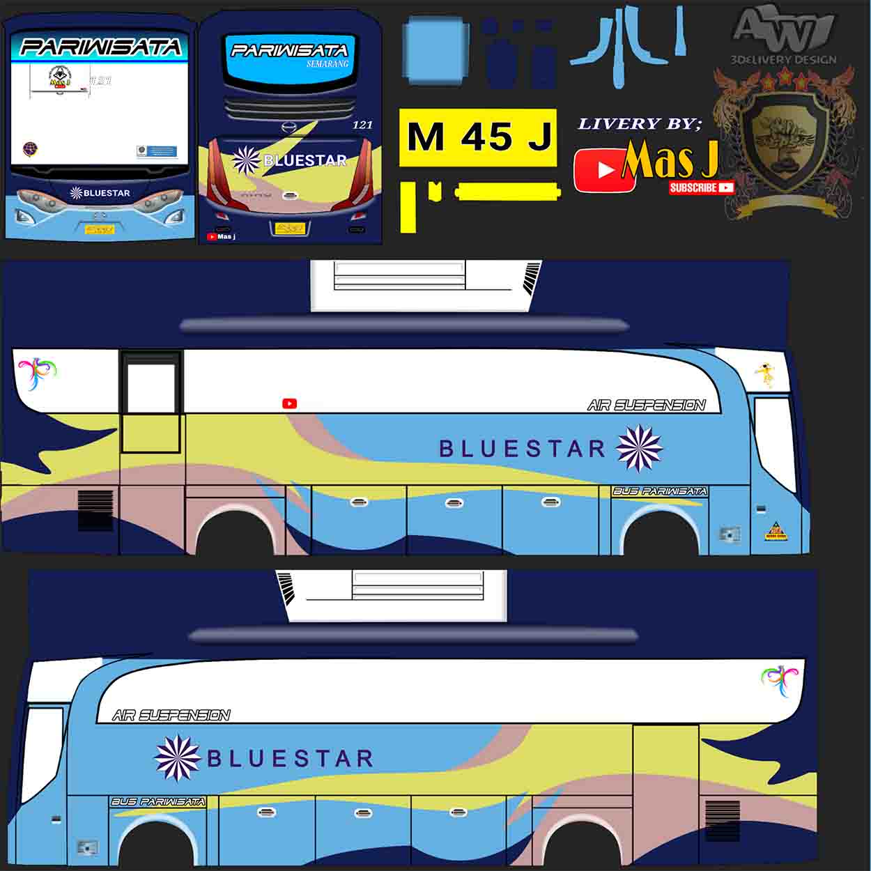 20+ Livery BUSSID Blue Star Jernih Terbaru, Cek Listnya! – Esportsku