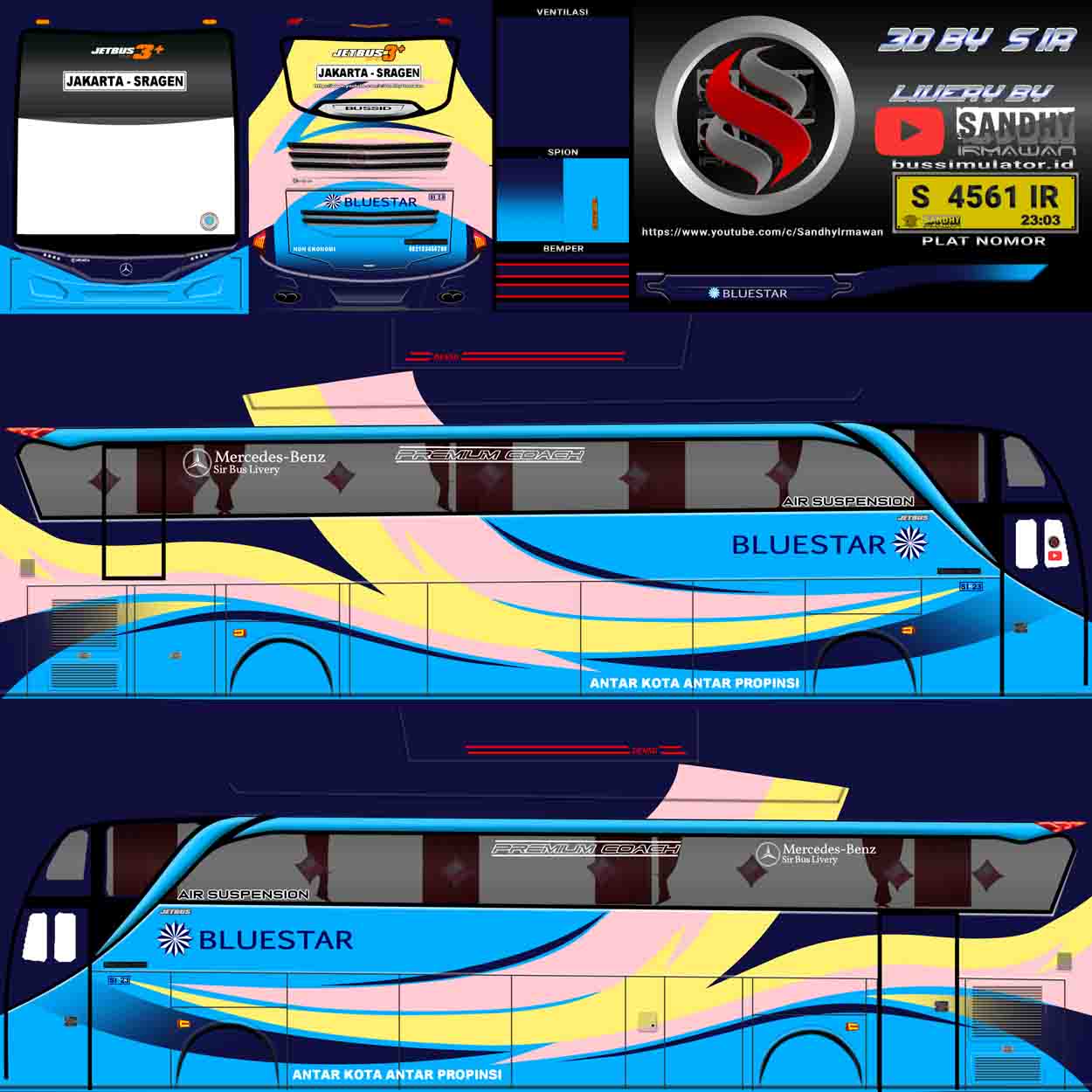 20+ Livery BUSSID Blue Star Jernih Terbaru, Cek Listnya! – Esportsku