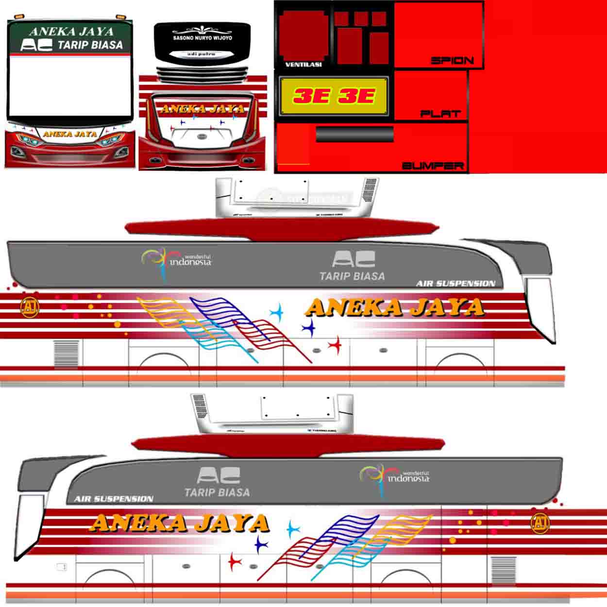 16+ Livery BUSSID Aneka Jaya Terbaru! – Esportsku