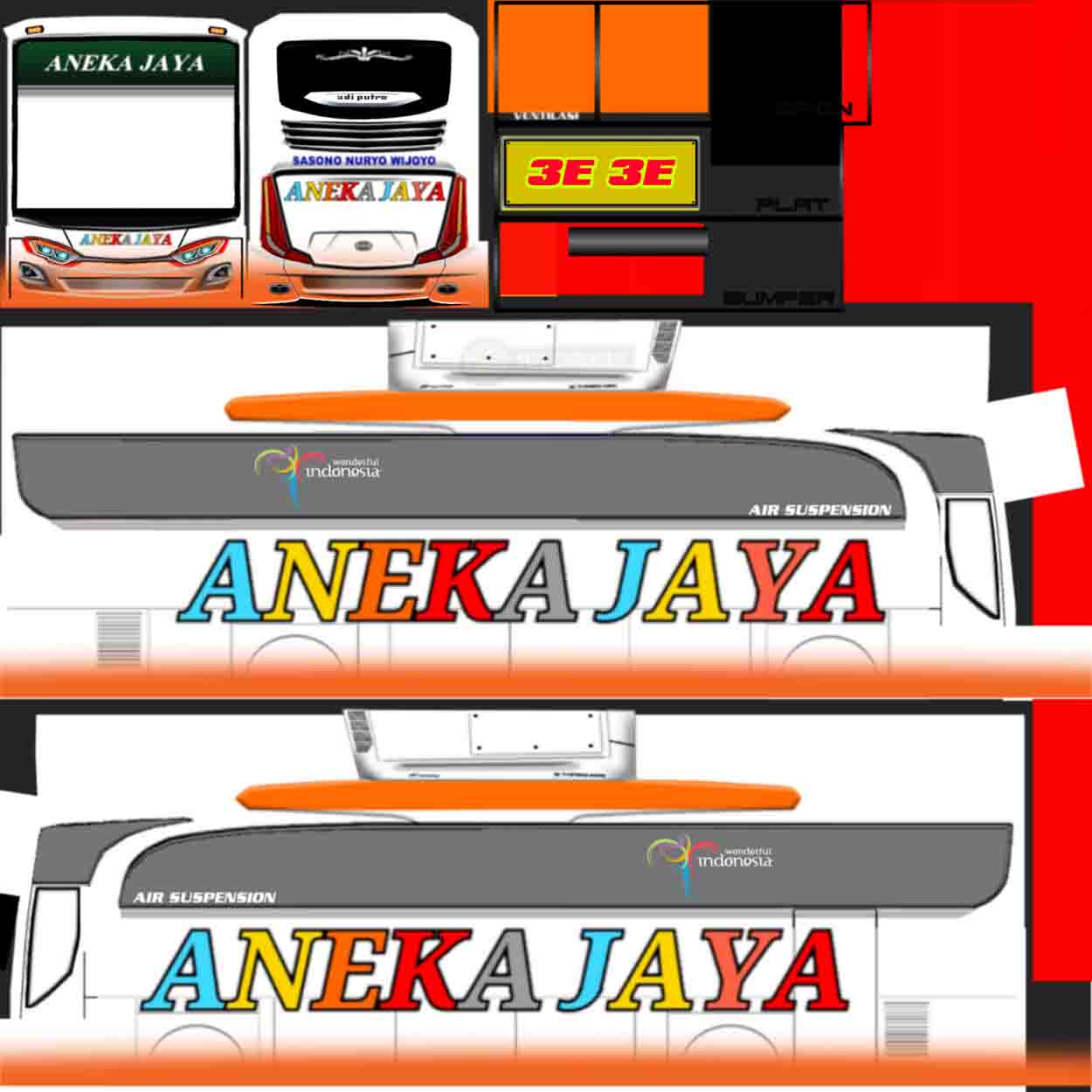 16+ Livery BUSSID Aneka Jaya Terbaru! – Esportsku