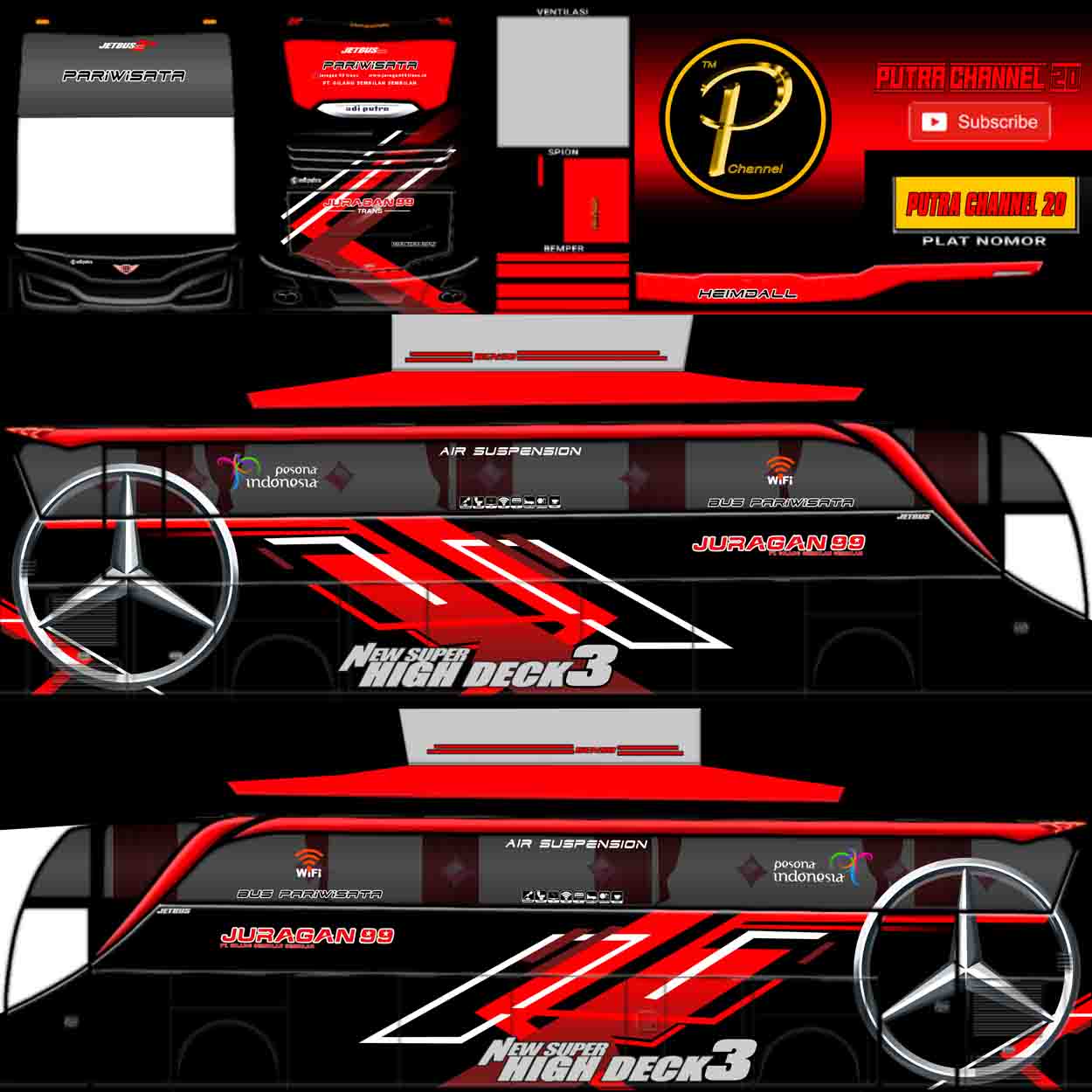 23+ Livery BUSSID Juragan 99 Lengkap, Ini Daftarnya! – Esportsku