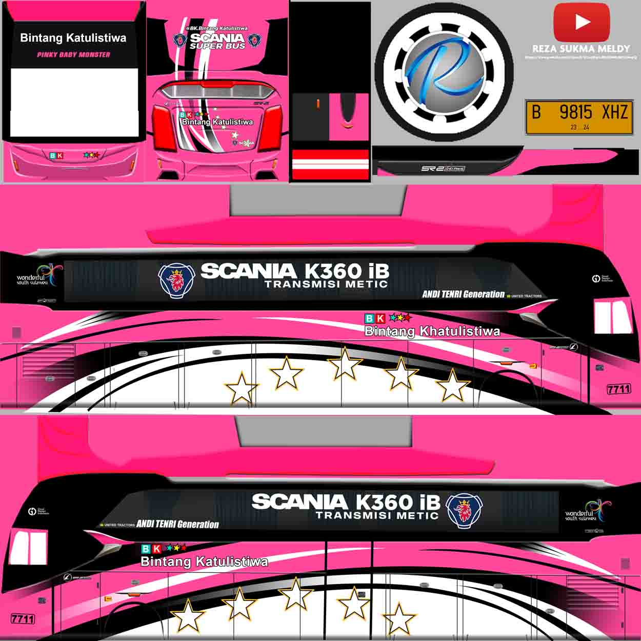 17+ Livery BUSSID Bintang Katulistiwa Baru & Jernih! – Esportsku