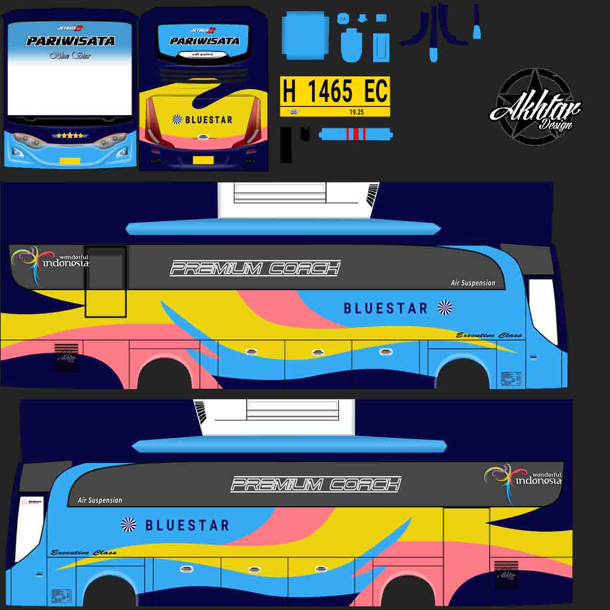 20+ Livery BUSSID Blue Star Jernih Terbaru, Cek Listnya! – Esportsku