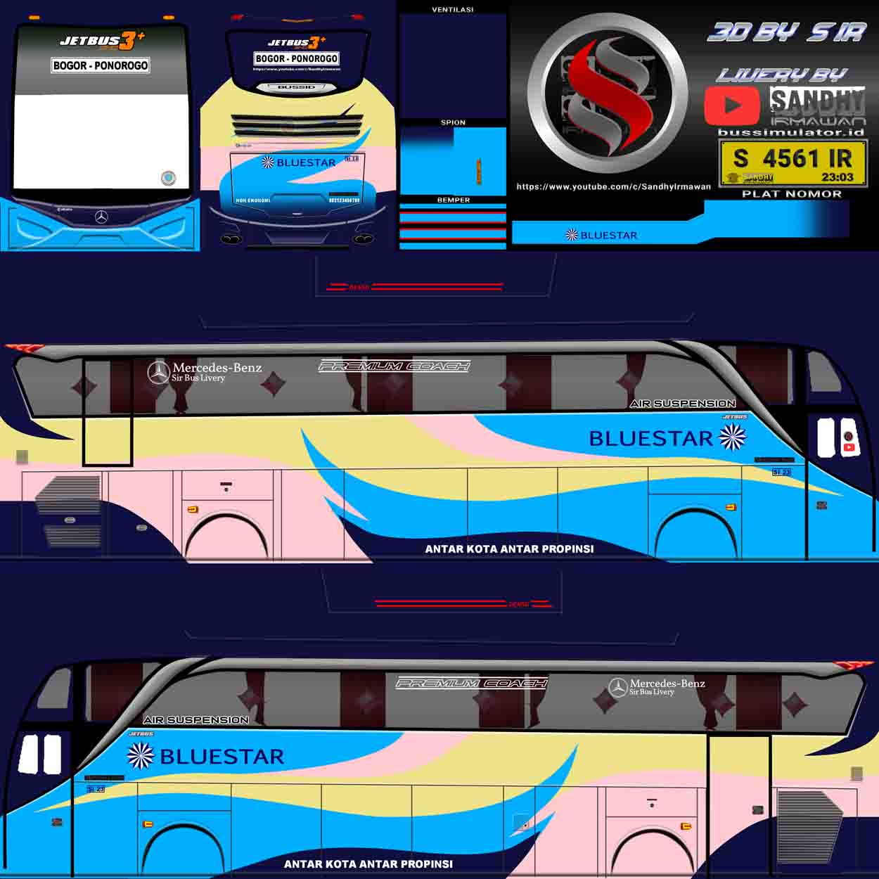 20+ Livery BUSSID Blue Star Jernih Terbaru, Cek Listnya! – Esportsku