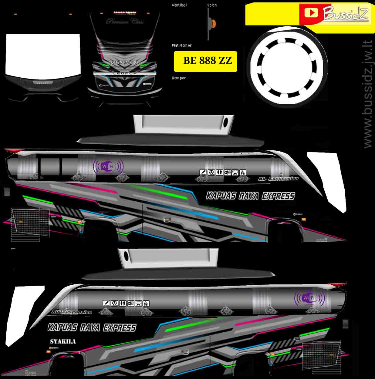 14+ Livery BUSSID Kapuas Raya Express Lengkap Disini! – Esportsku