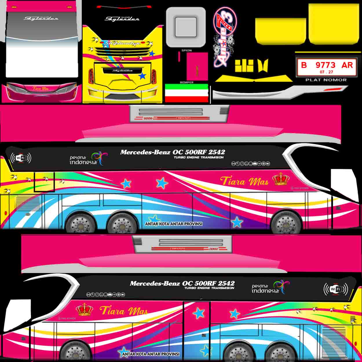 13+ Livery BUSSID Tiara Mas Terbaru, Cek Disini! – Esportsku
