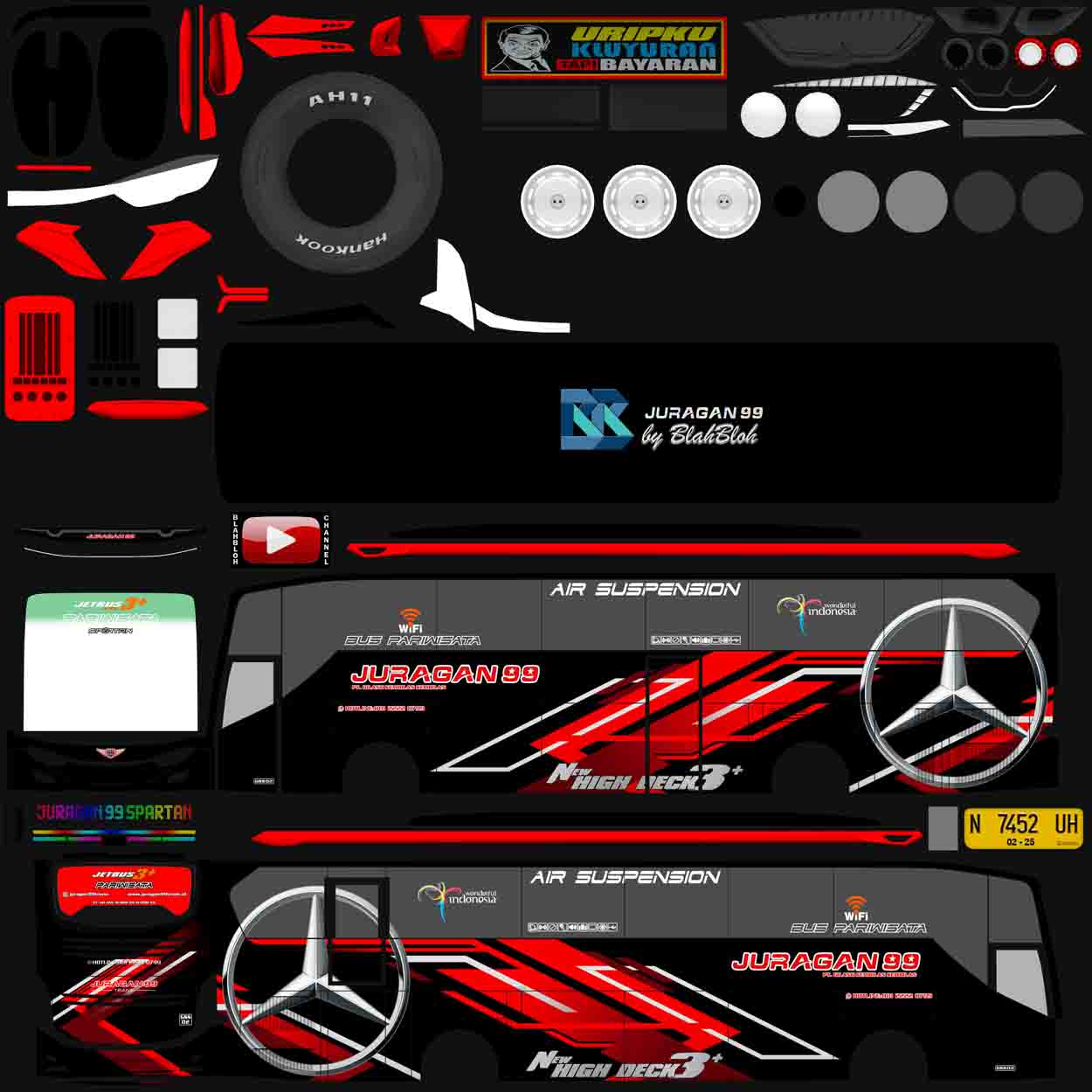 23+ Livery BUSSID Juragan 99 Lengkap, Ini Daftarnya! – Esportsku