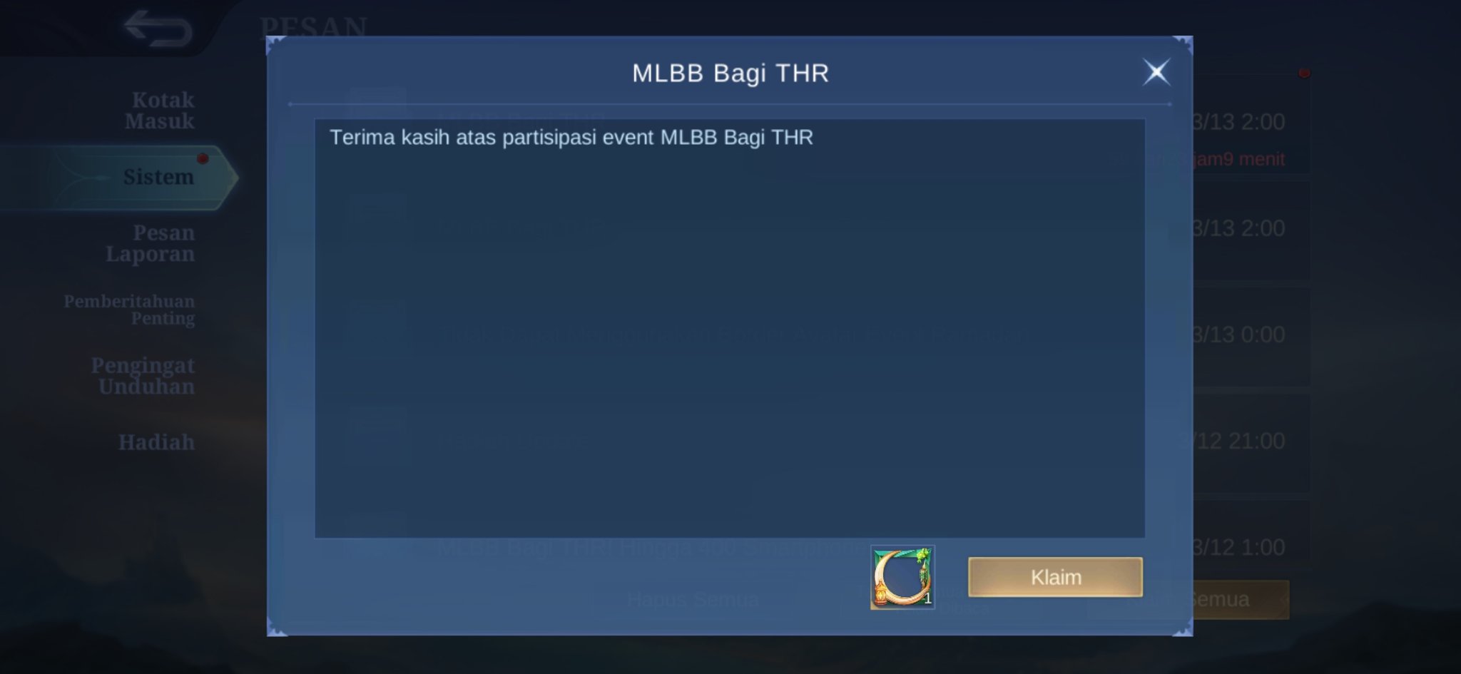 How to Get Ramadan 2024 Avatar Borders Mobile Legends (ML) - Esports