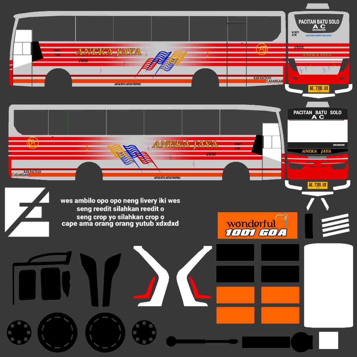 16+ Livery BUSSID Aneka Jaya Terbaru! – Esportsku