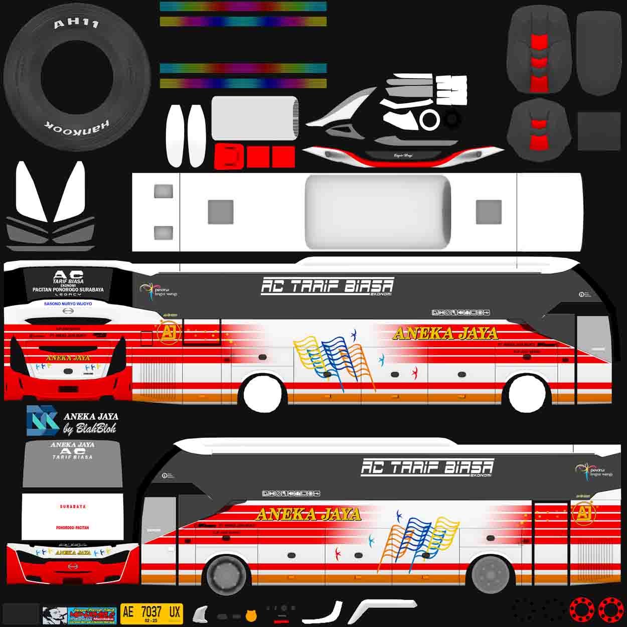 16+ Livery BUSSID Aneka Jaya Terbaru! – Esportsku