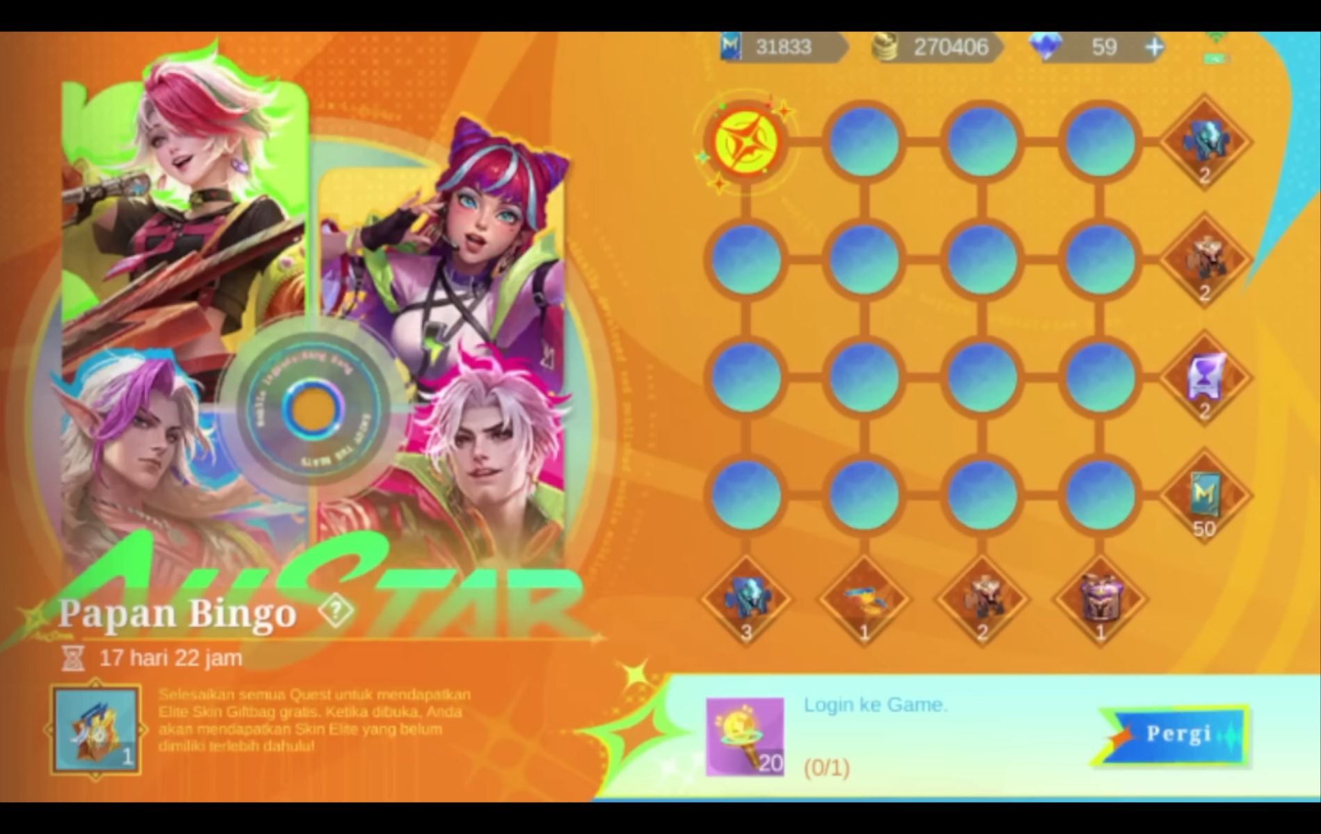 Kapan Rilis Event Papan Bingo ALLSTAR Mobile Legends (ML)? – Esportsku