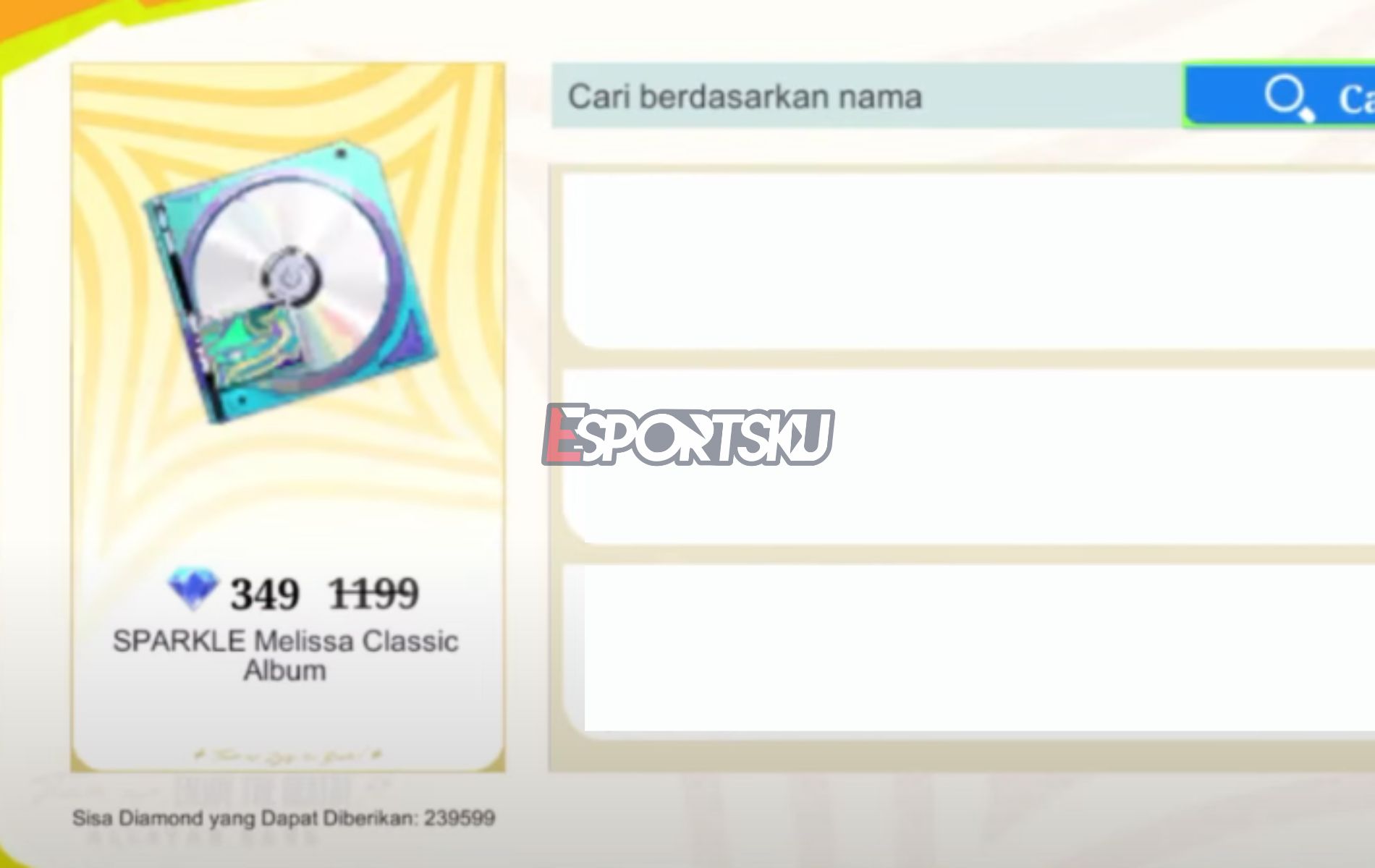 Cara Gift Sparkle Melissa Mobile Legends (ML) – Esportsku