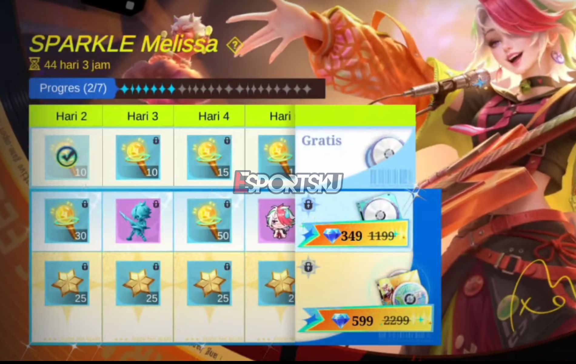 Perbedaan Sparkle Melissa Classic & Deluxe Album Mobile Legends (ML ...