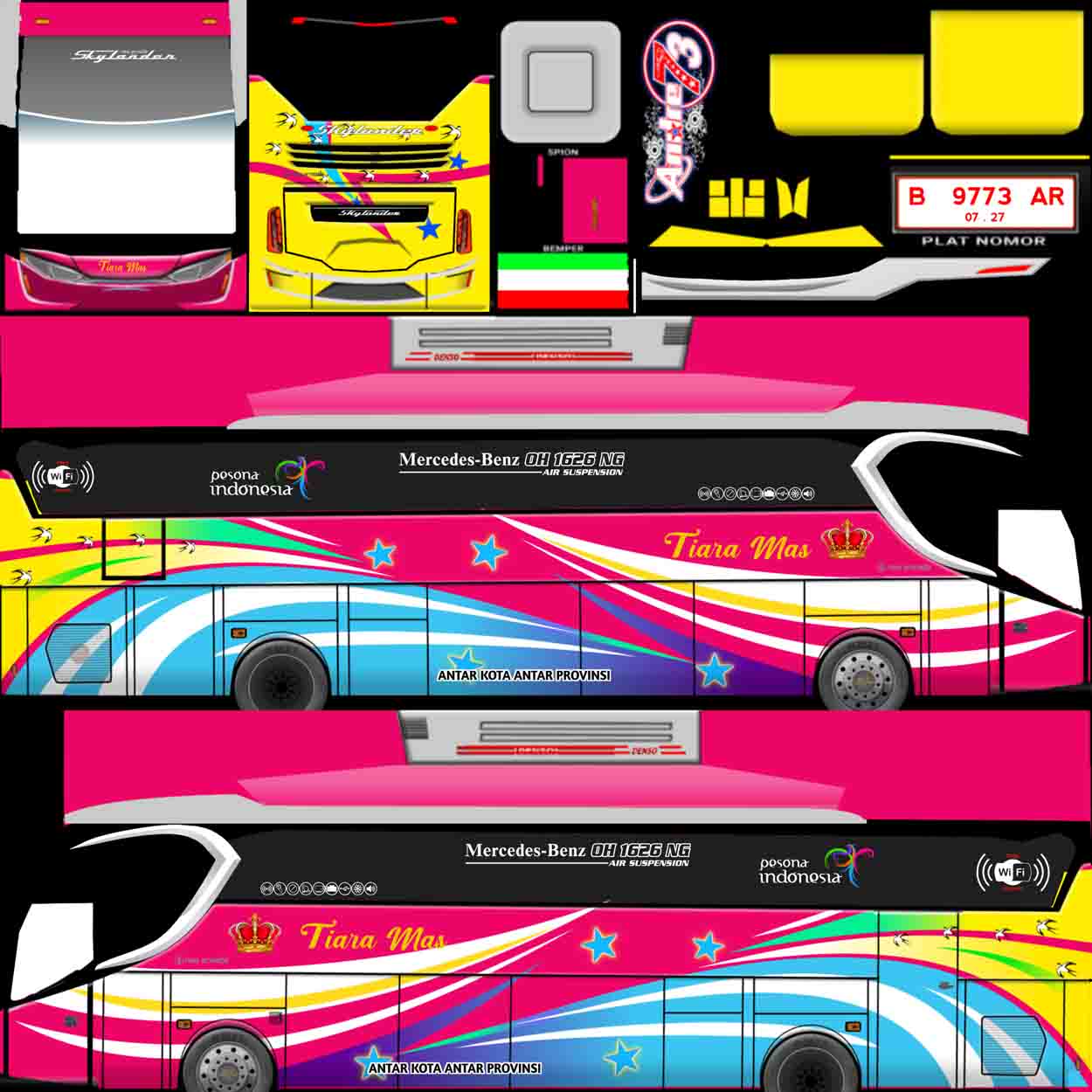 13+ Livery BUSSID Tiara Mas Terbaru, Cek Disini! – Esportsku