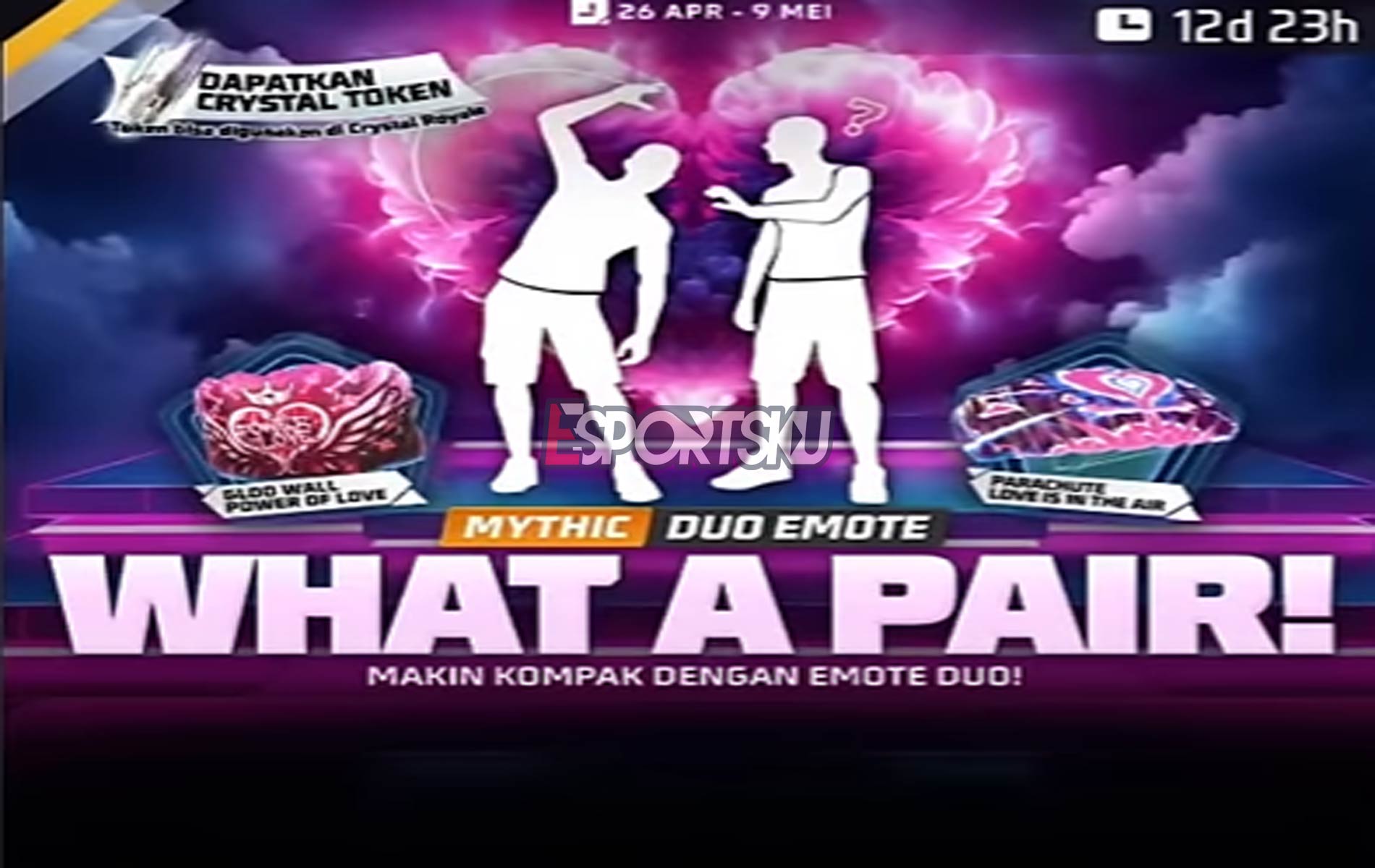 Berapa Diamond Emote What A Pair Mythic Free Fire (FF)? – Esportsku