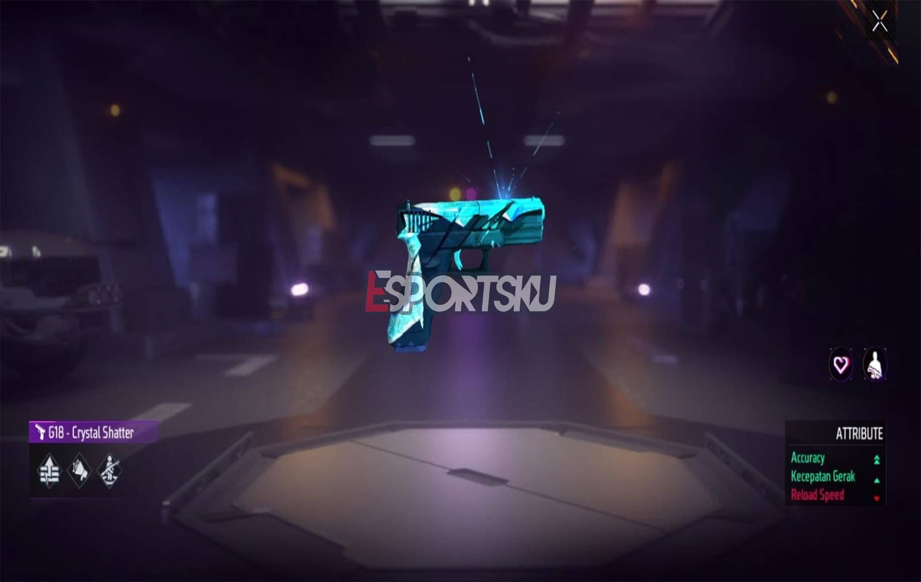 5 Cara Dapatkan Skin G18 Crystal Shatter Free Fire (FF) – Esportsku