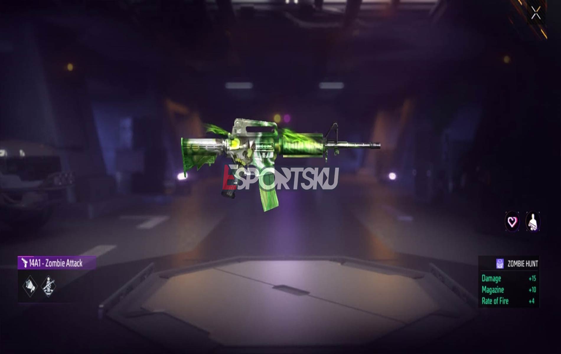 Cara Dapatkan Skin M4A1 Zombie Attack Free Fire (FF) – Esportsku