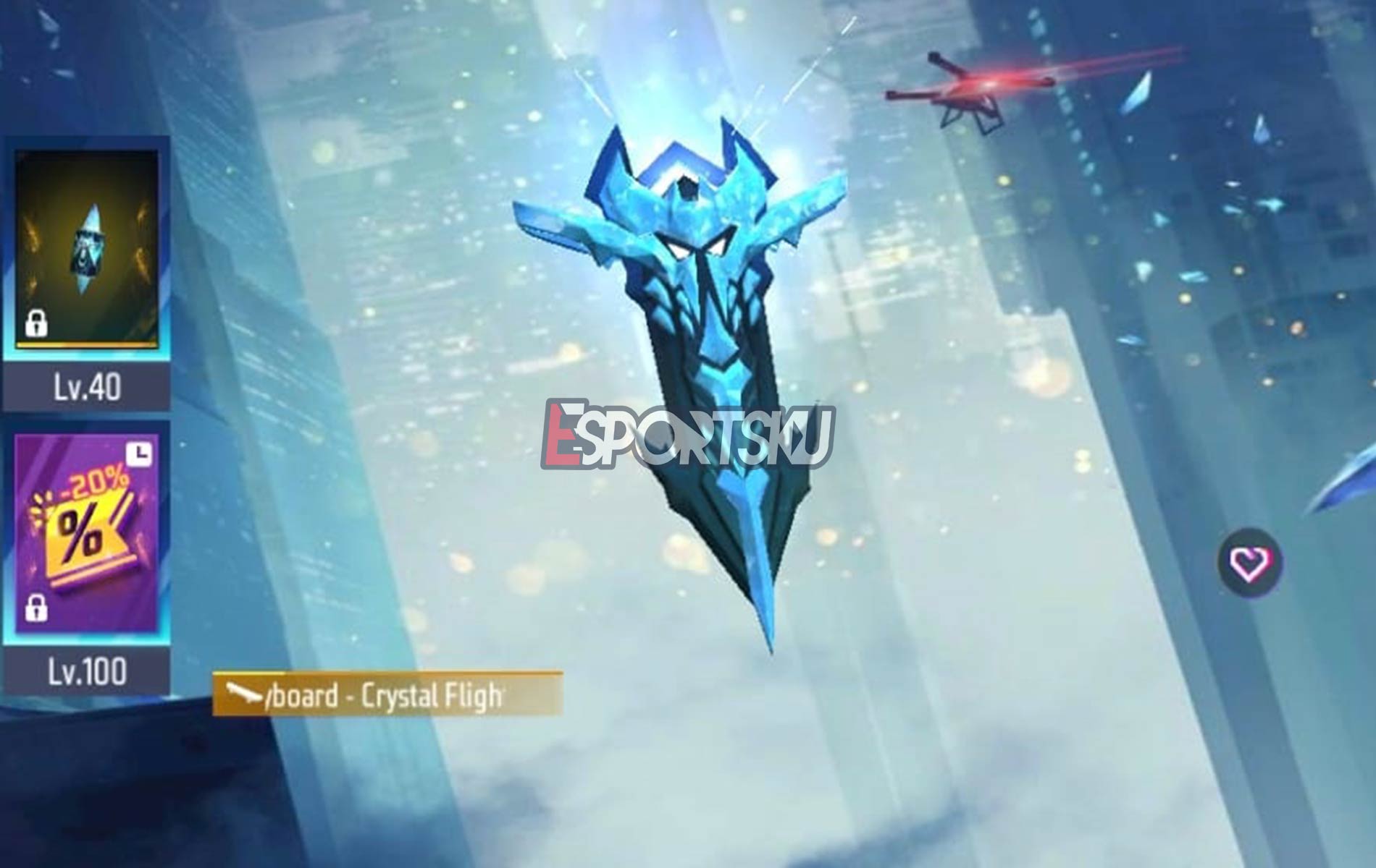 5 Cara Dapatkan Skyboard Crystal Flight Free Fire (FF) – Esportsku