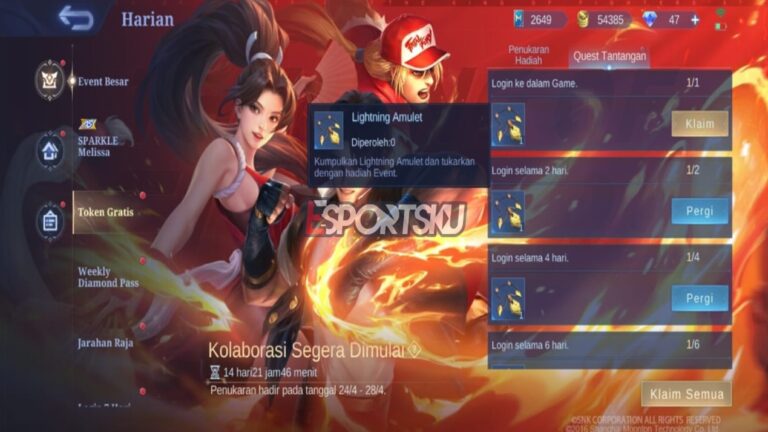 5 Cara Dapatkan Token Lightning Amulet Mobile Legends (ML) – Esportsku