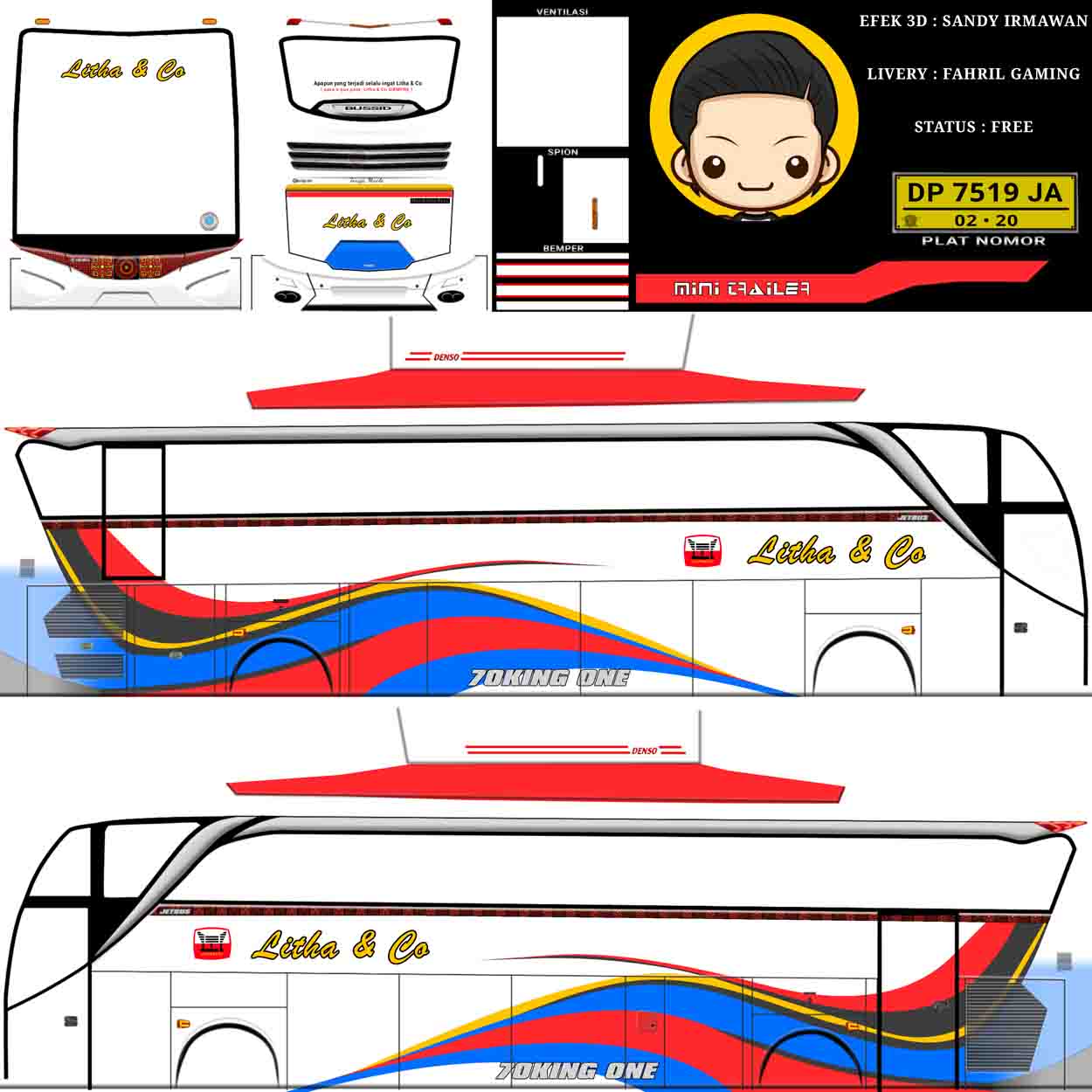 32+ Livery Bussid Litha & Co, Cek Listnya! – Esportsku