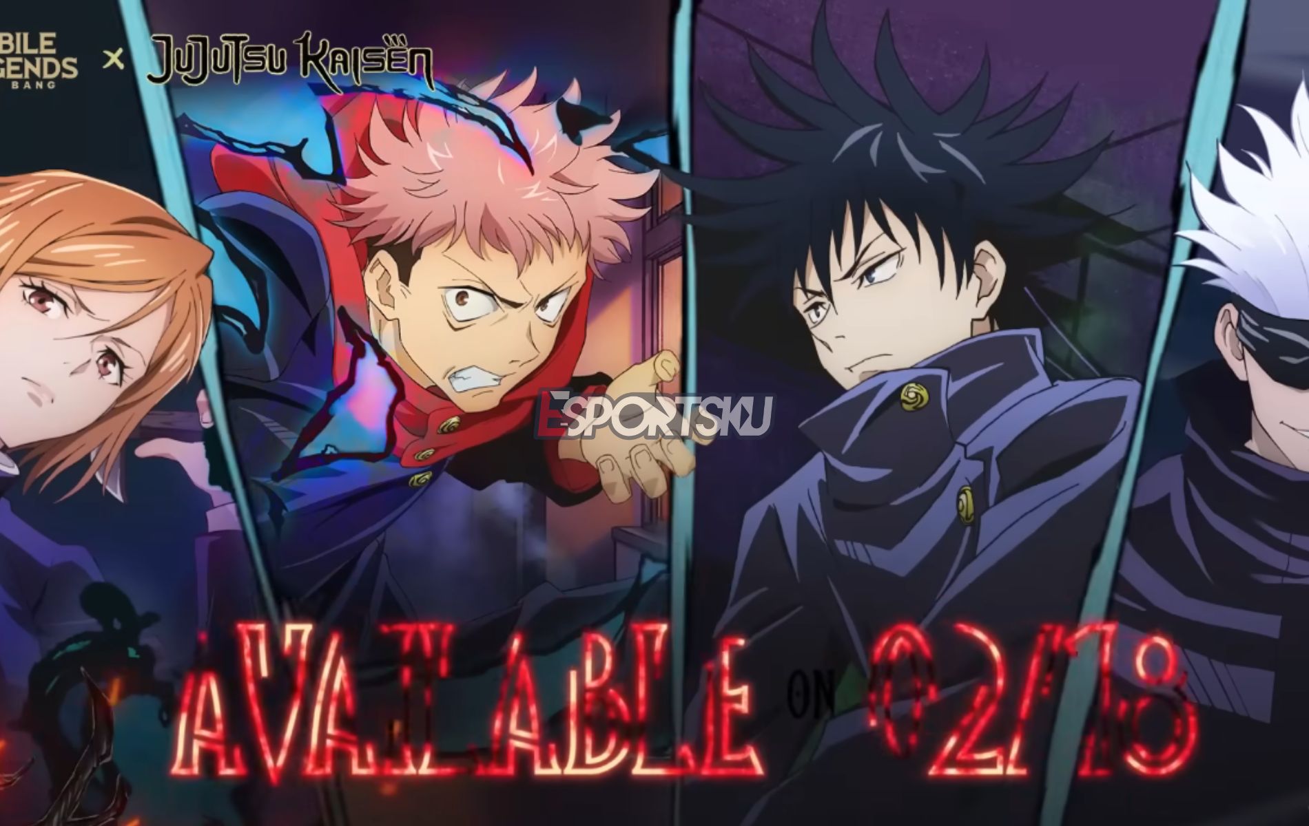 4 Skin Squad Jujutsu Kaisen Mobile Legends (ML) – Esportsku