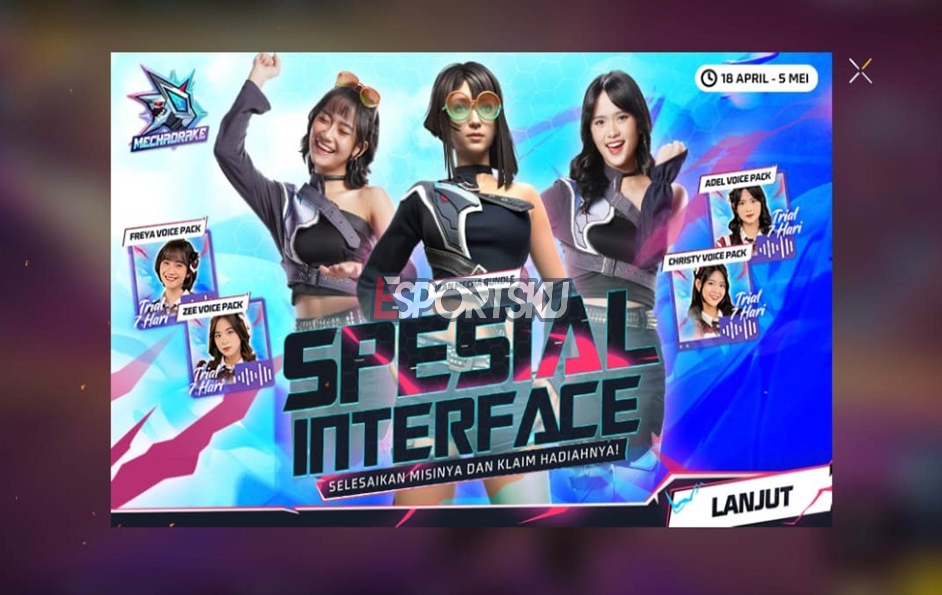 5 Tips Bermain Event Interface Mechadrake Free Fire (FF) – Esportsku