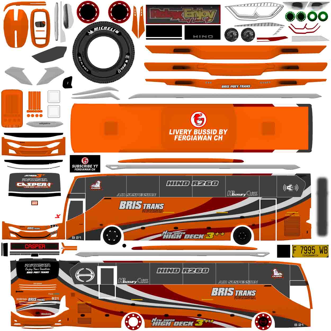 25+ Livery Bussid Casper, Download Disini! – Esportsku
