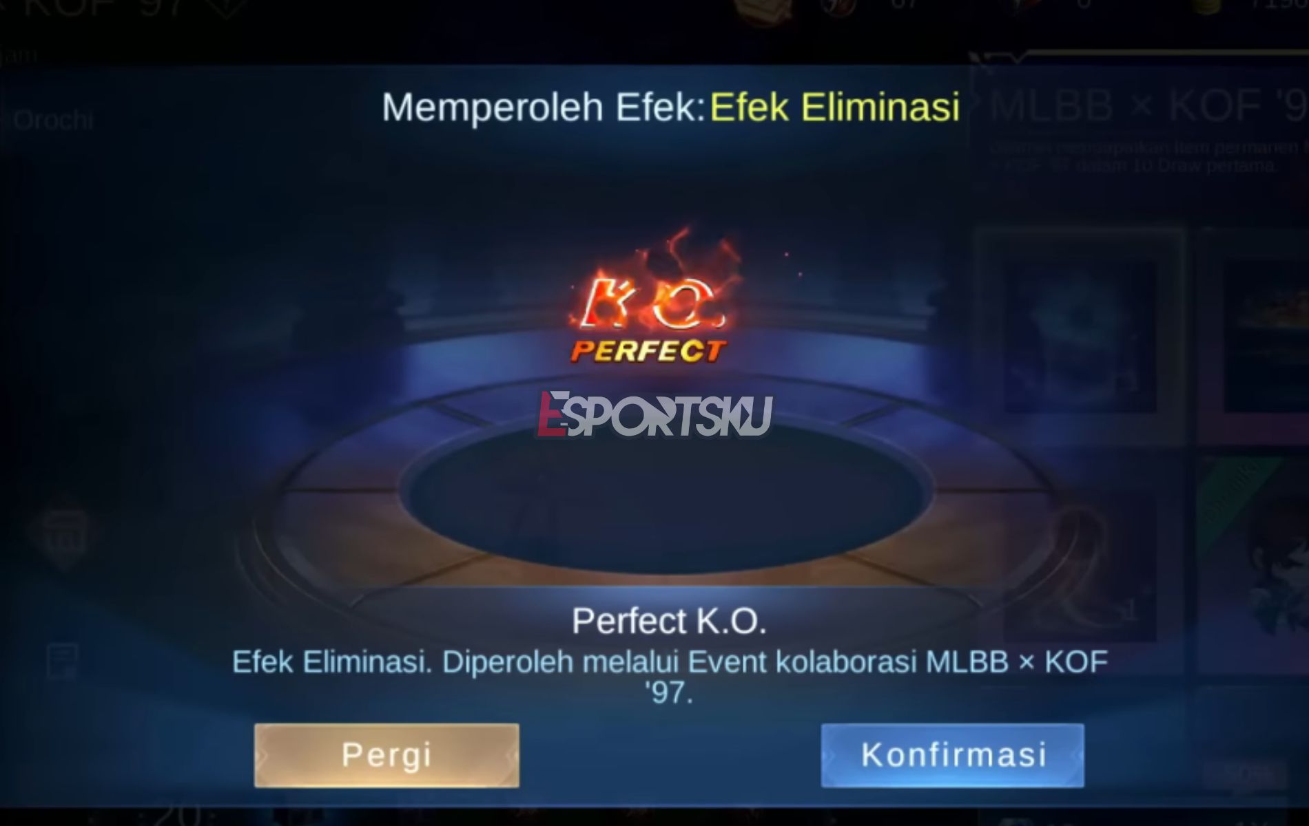 Cara Dapat Efek Eliminasi Perfect K.O. Mobile Legends (ML) – Esportsku