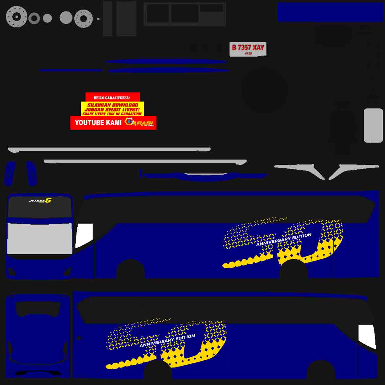 30+ Livery Bussid Jet Bus 5 (JB 5), Terlengkap! – Esportsku