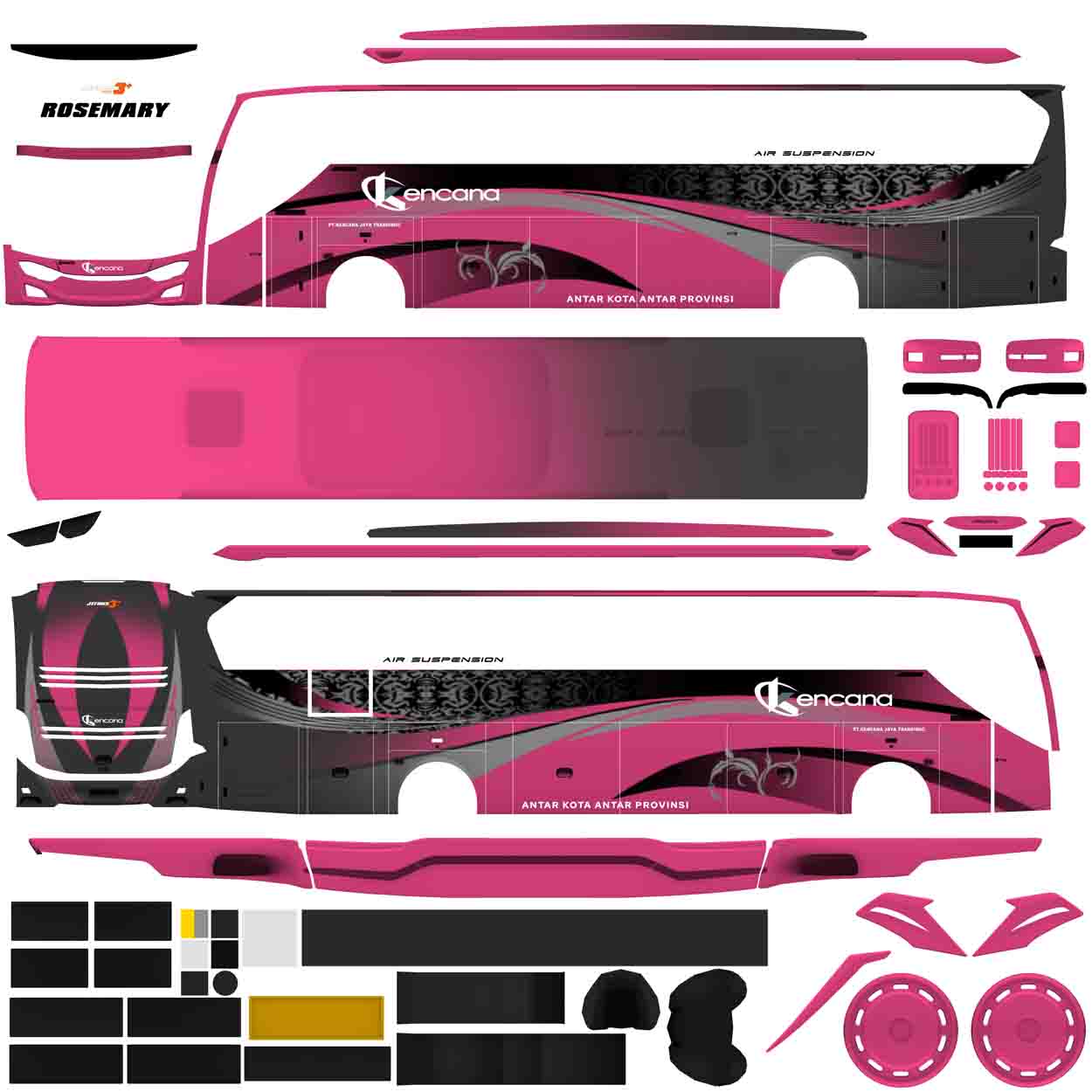 20+ Livery Bussid Surya Kencana, Coba Download! – Esportsku