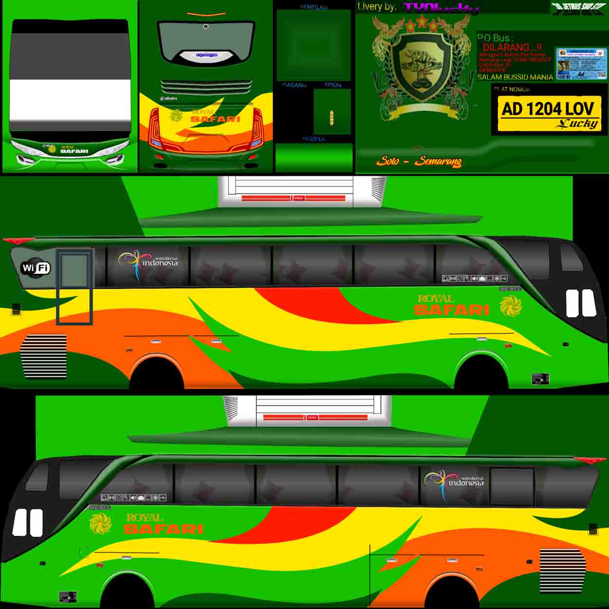 20+ Livery Bussid Royal Safari Terbaru! – Esportsku