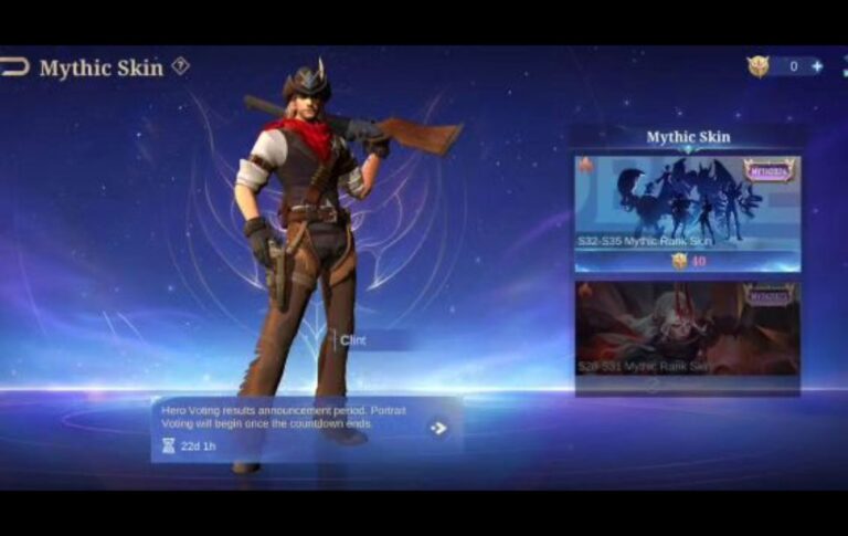 Pemenang Skin Mythic 2024 Mobile Legends (ML) – Esportsku