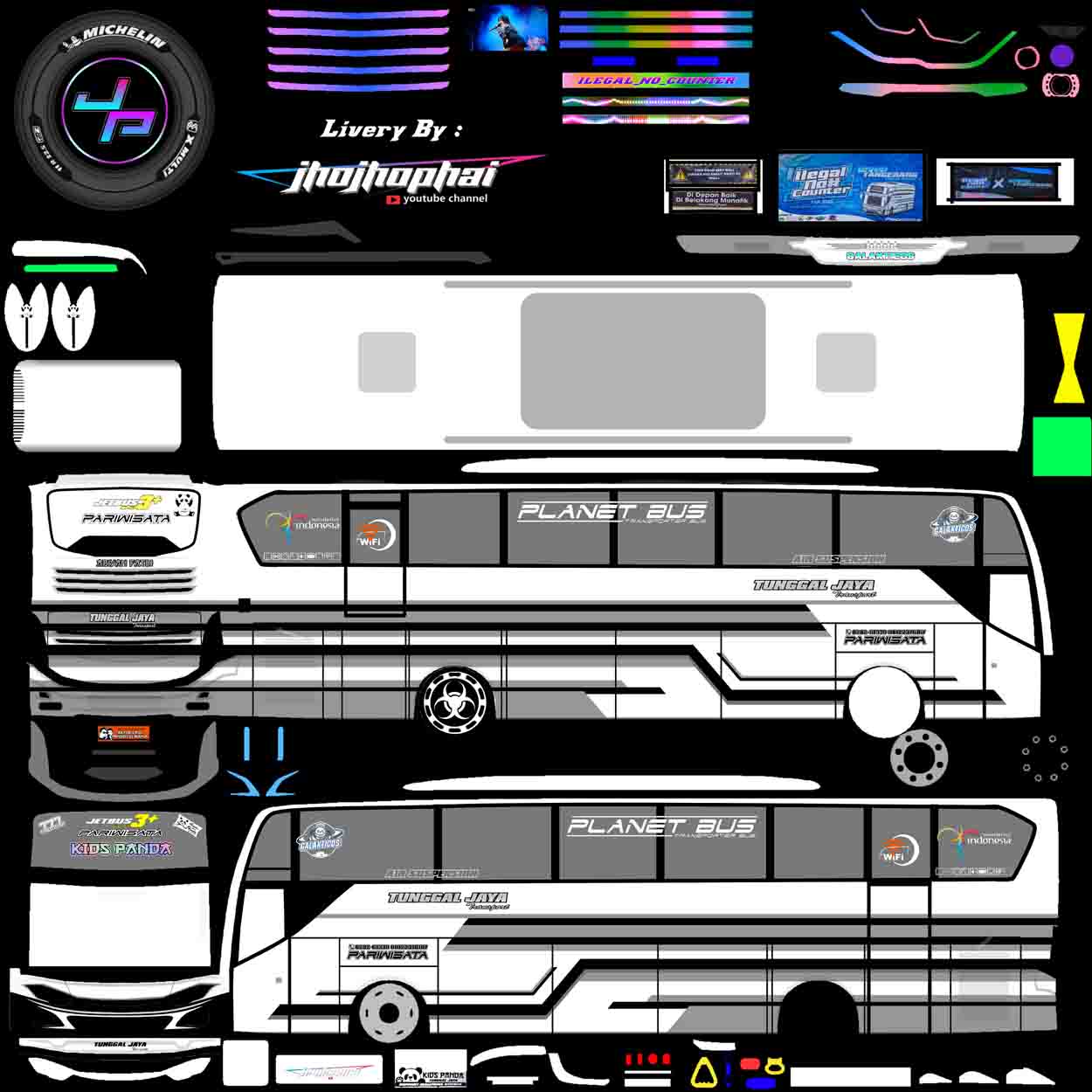 40+ Livery Bussid Kids Panda Tunggal Jaya Jernih! – Esportsku